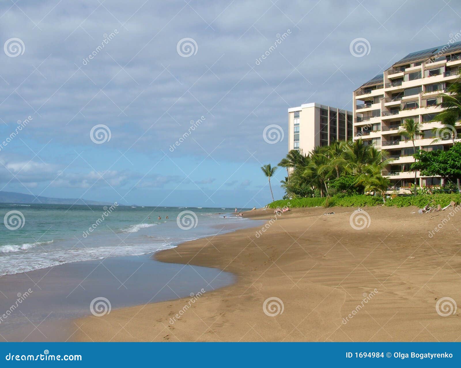 Beachfront Condos stock photo. Image of peaceful, sand - 1694984