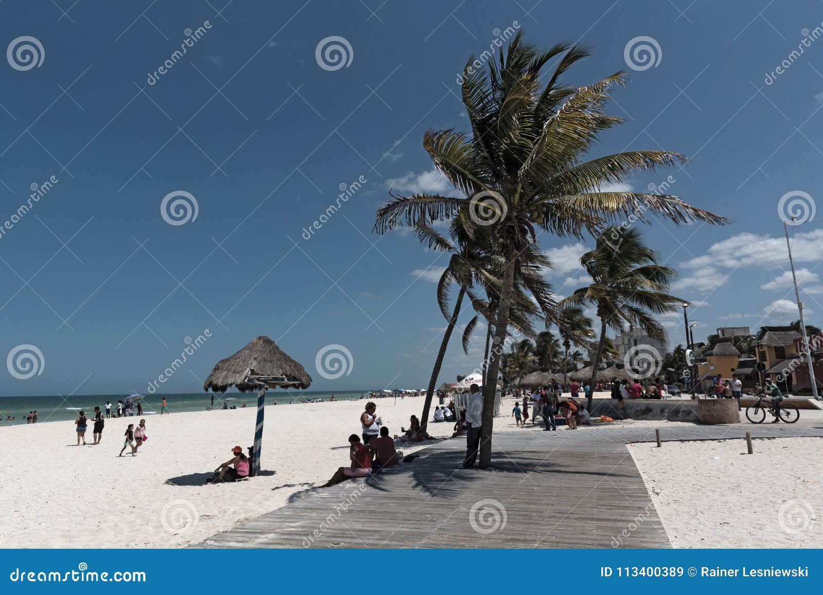 The Beachfront of Progreso in the North of Merida, Yucatan, Mexico ...