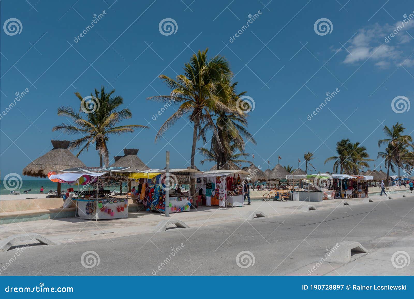 The Beachfront of Progreso in the North of Merida, Yucatan, Mexico ...