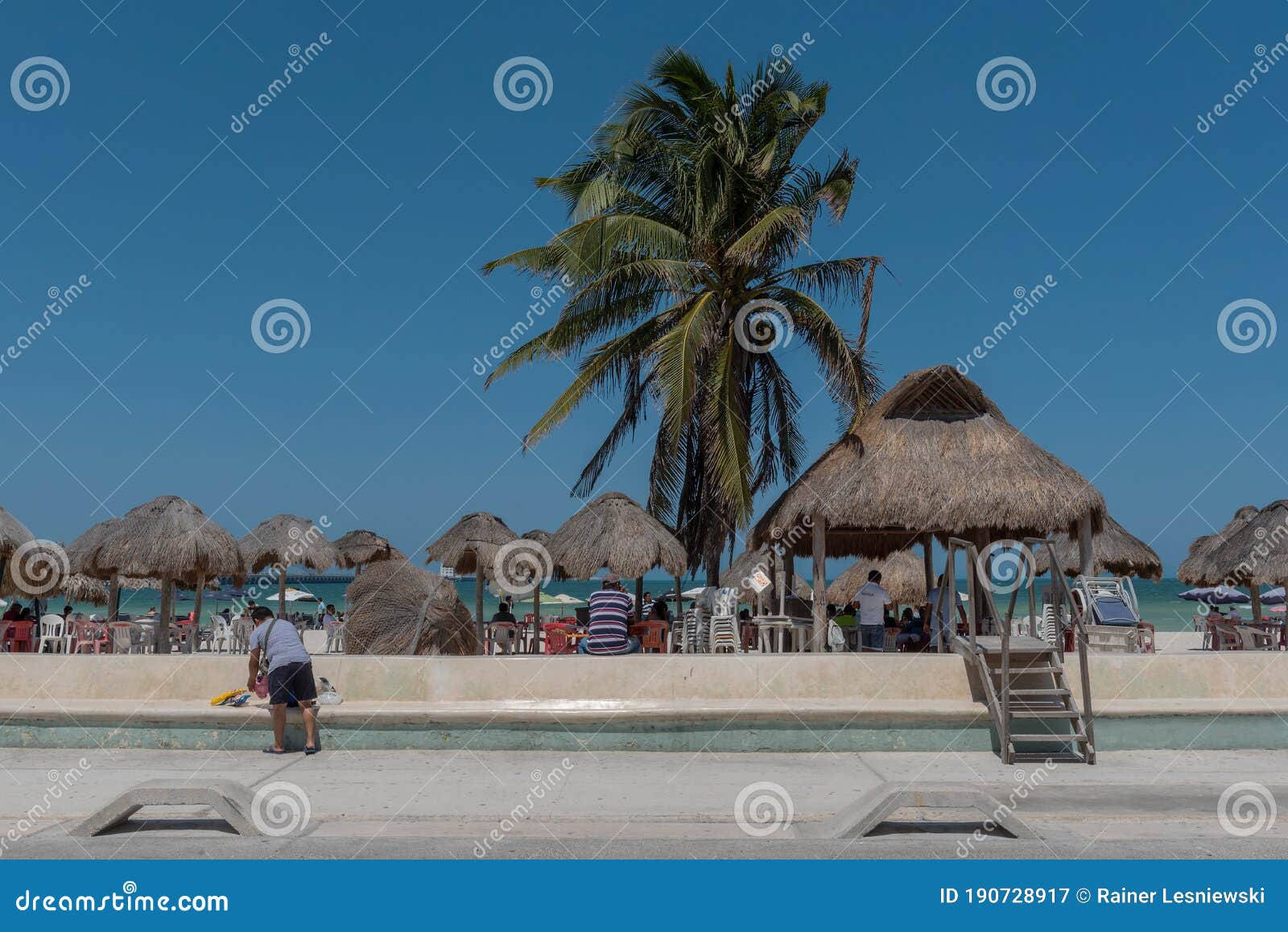 The Beachfront of Progreso in the North of Merida, Yucatan, Mexico ...