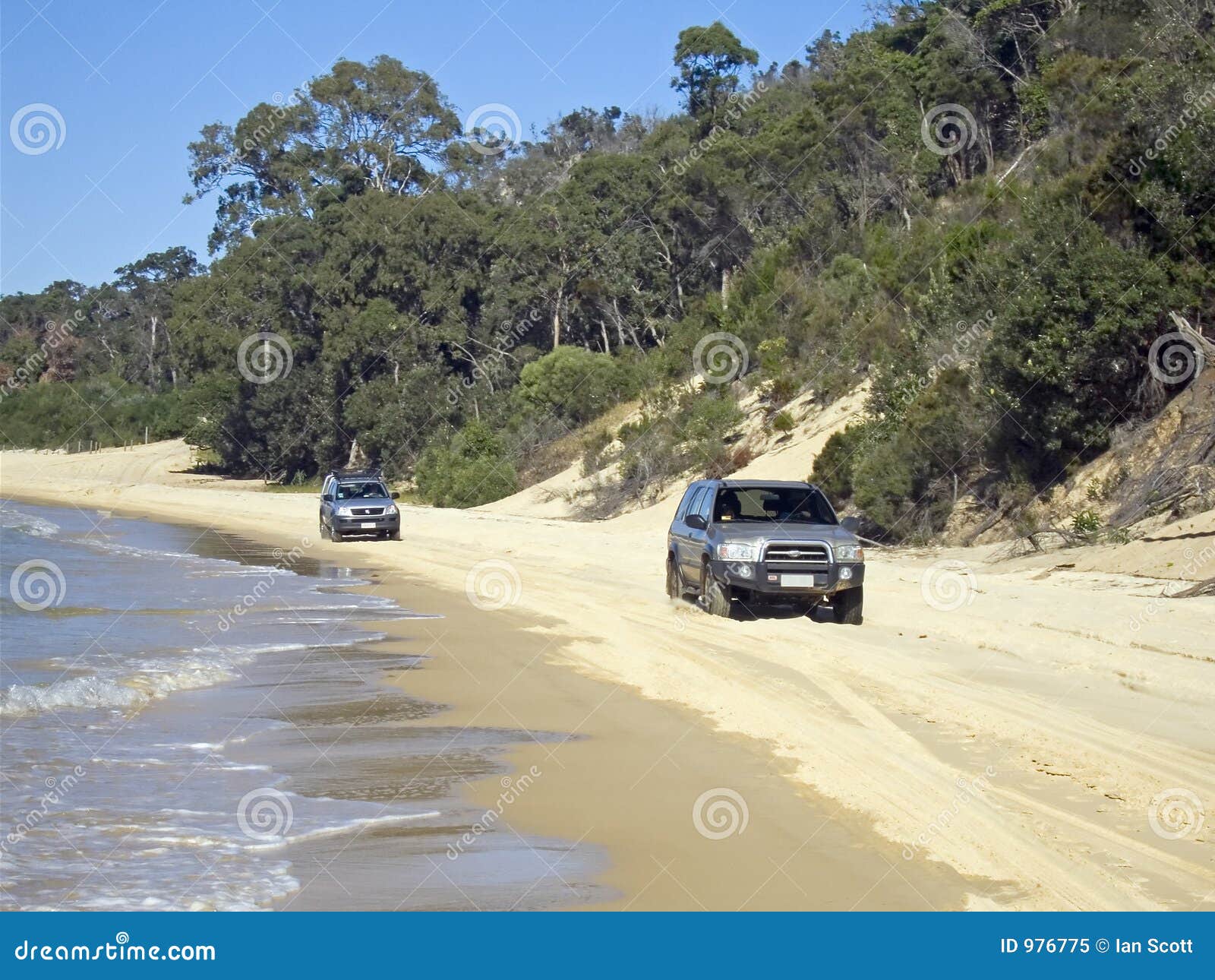 BeachHighway stock image. Image of sanddriving, seashore - 976775