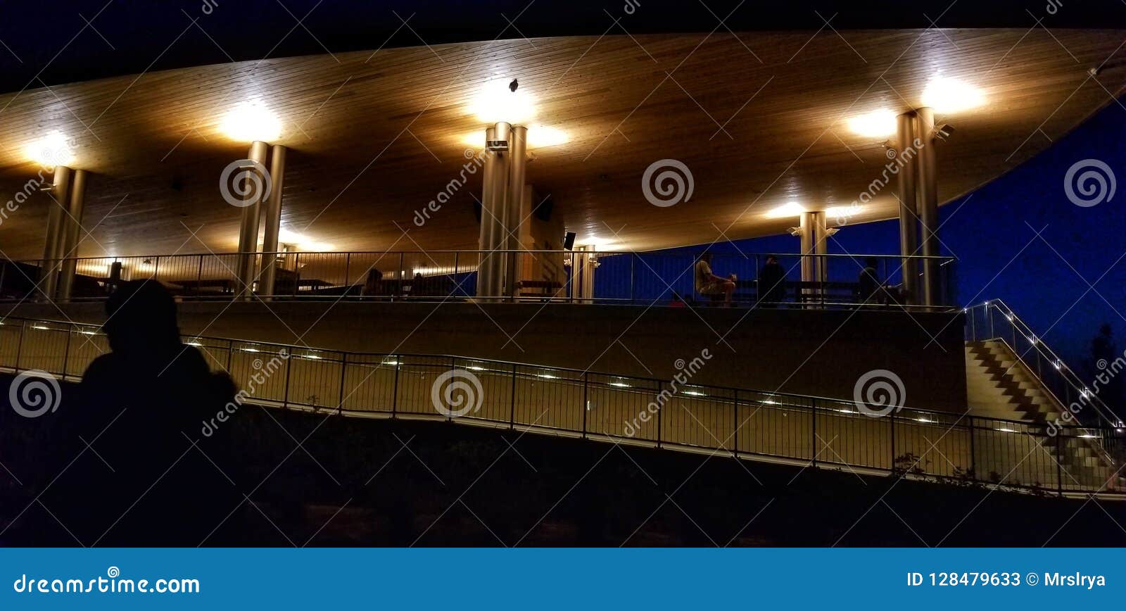 Metroparks Edgewater Beach House in Cleveland, Ohio Stock Image - Image ...