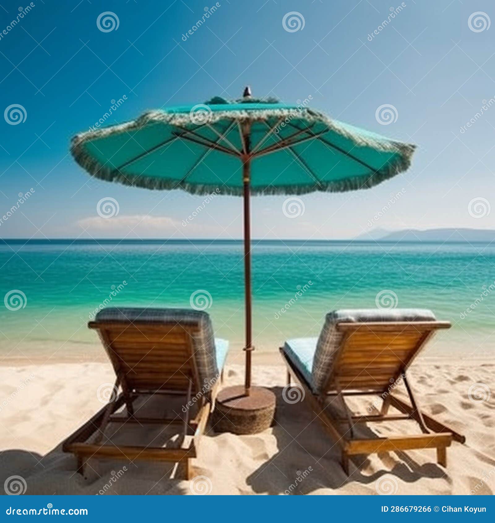 Beachside Oasis with Lush Foliage Stock Illustration - Illustration of ... Beachside Oasis with Lush Foliage Stock Illustration - Illustration of ...