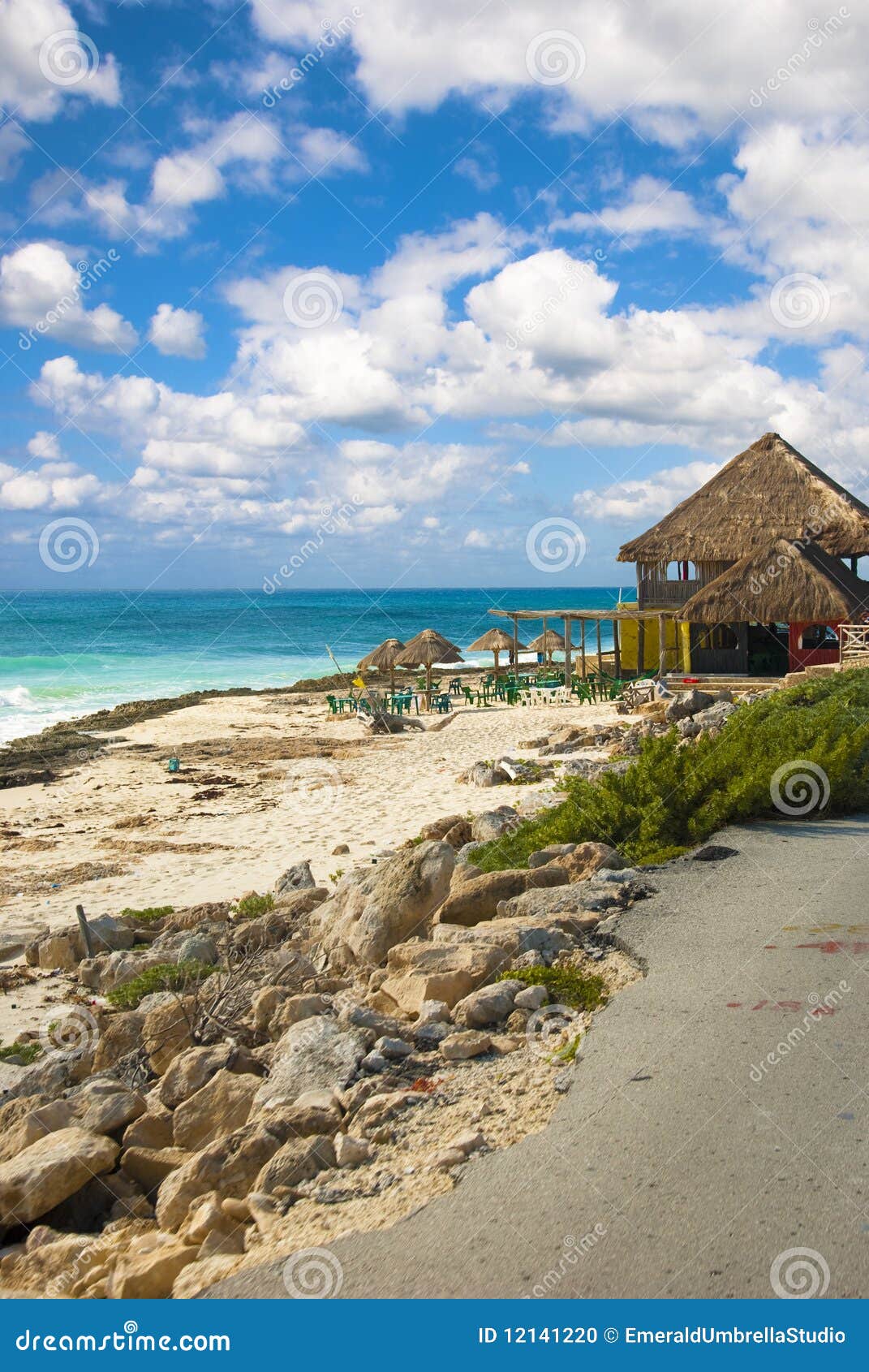 Beachside Resturant stock photo. Image of ocean, sand - 12141220