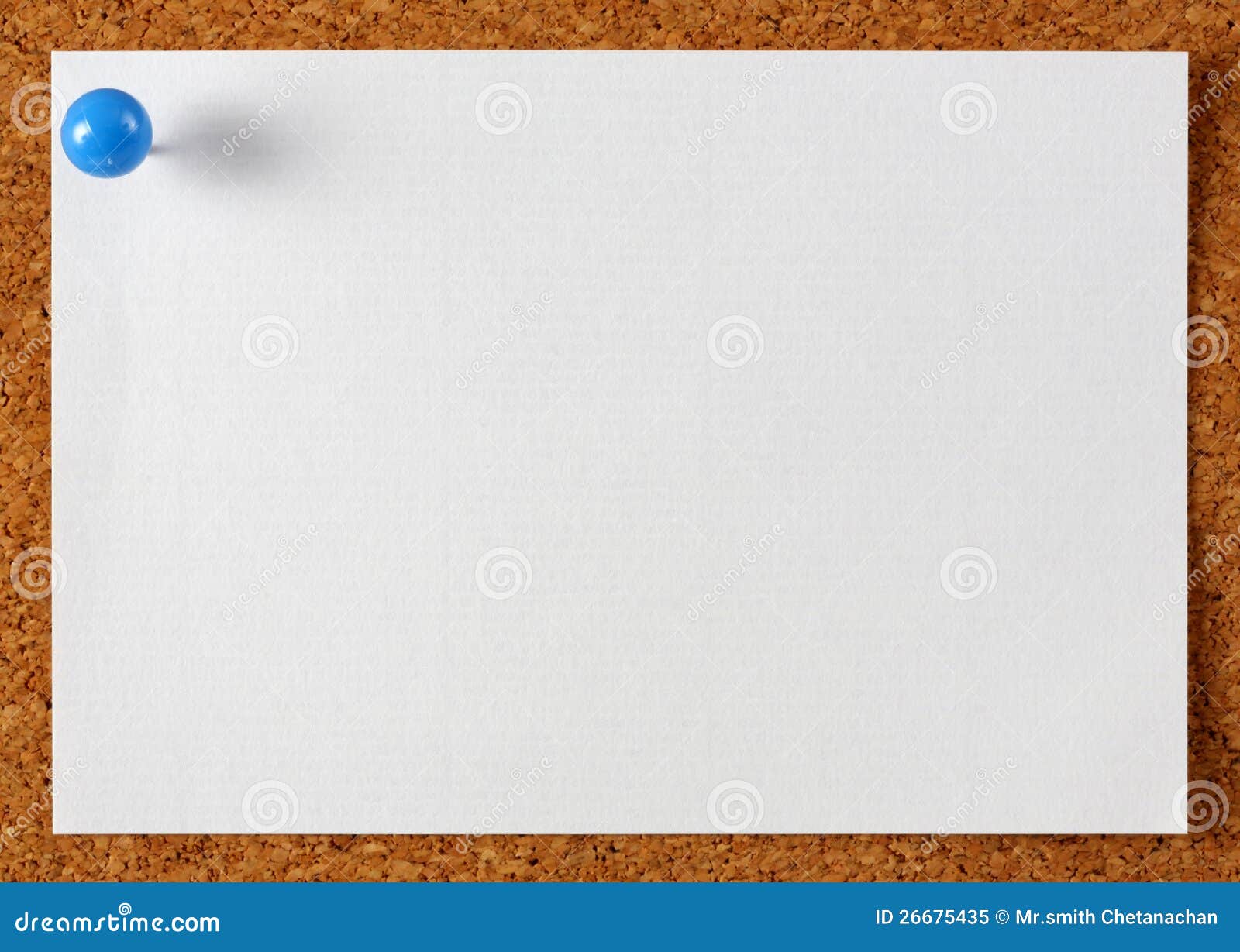 Beachten Sie Protokollpapier Mit Blauem Stift Stockbild - Bild von ...