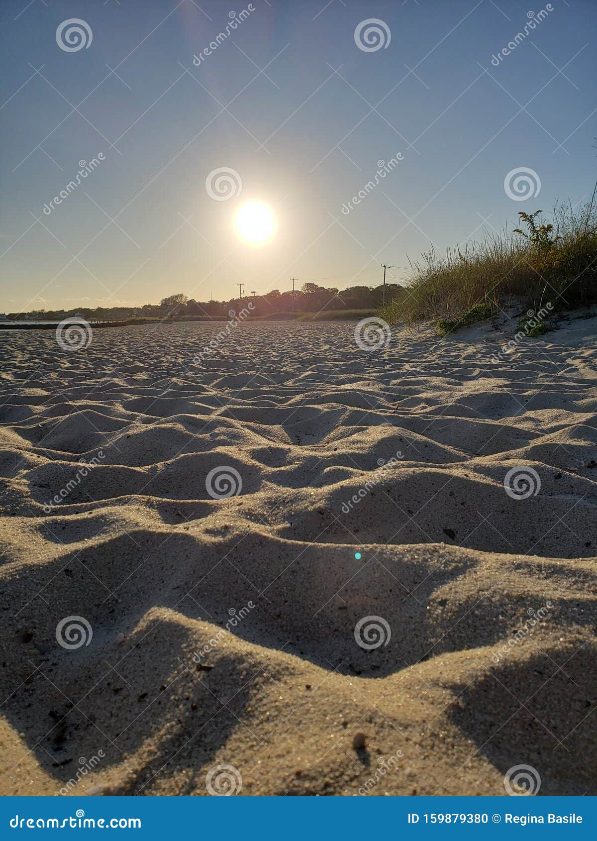Mid Day Sun from Low Angle on Beach. Editorial Image - Image of cape ...