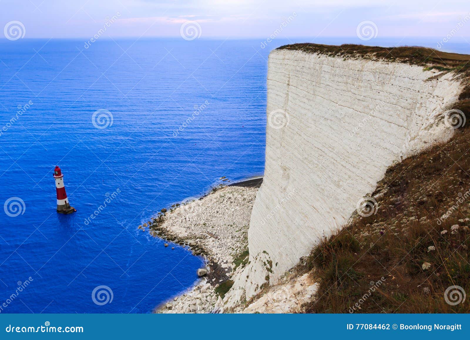 Beachy Head, England stock photo. Image of landscape - 77084462
