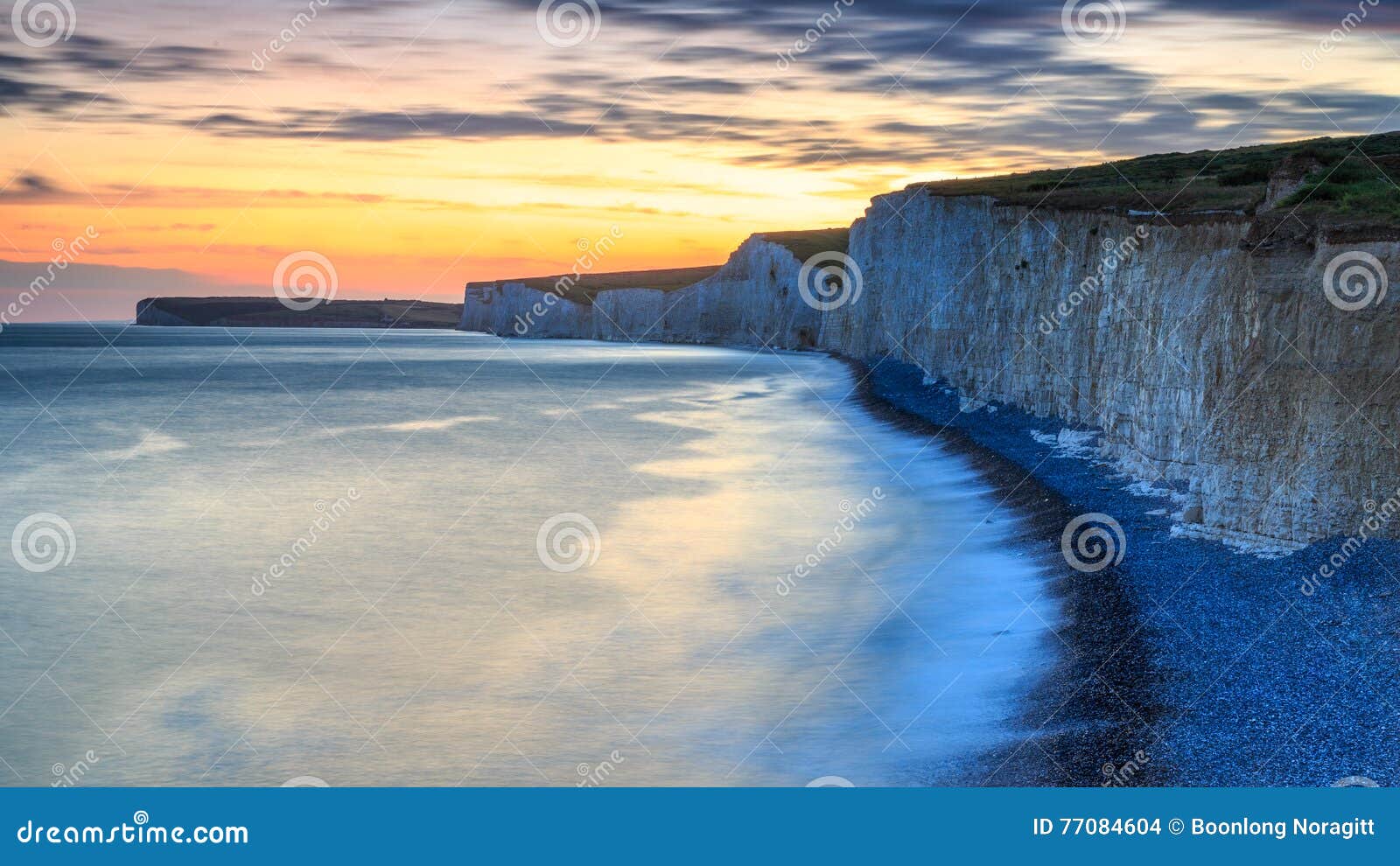 Beachy Head, England stock photo. Image of beautiful - 77084604