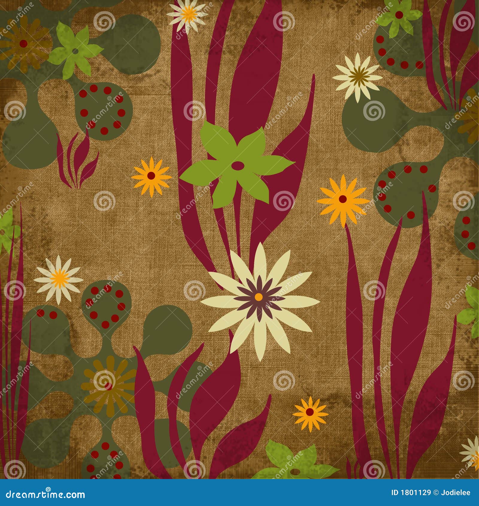 Beachy Tropical Bohemian Tapestry Scrapbook Background Stock ...