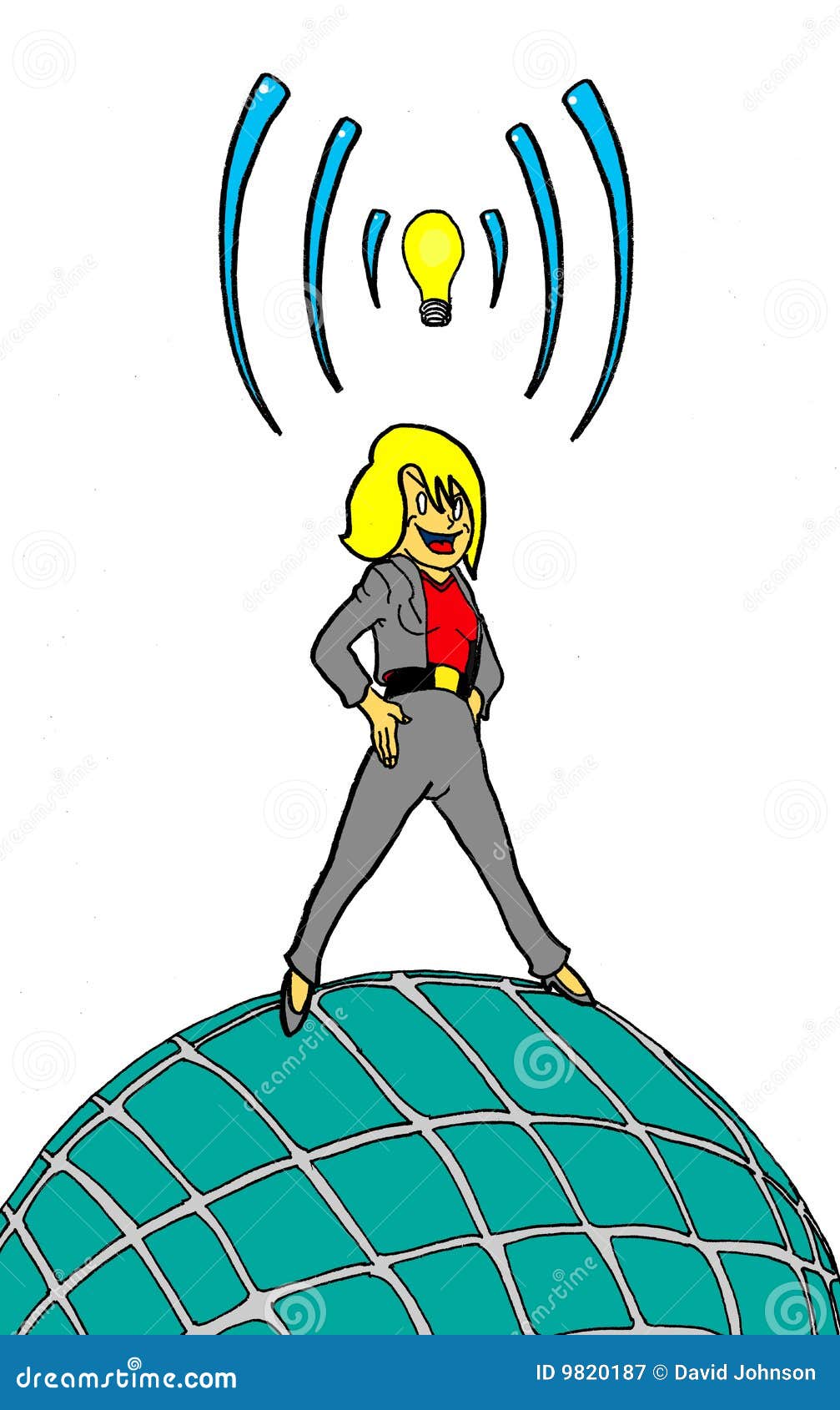 Beacon stock illustration. Illustration of network, computer - 9820187