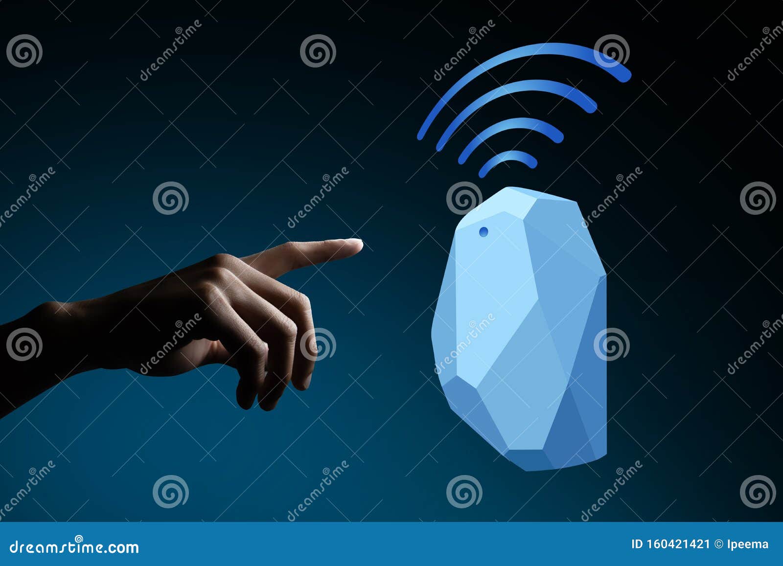 Beacon Device Home and Office Radar Concept. Use for All Situations ...