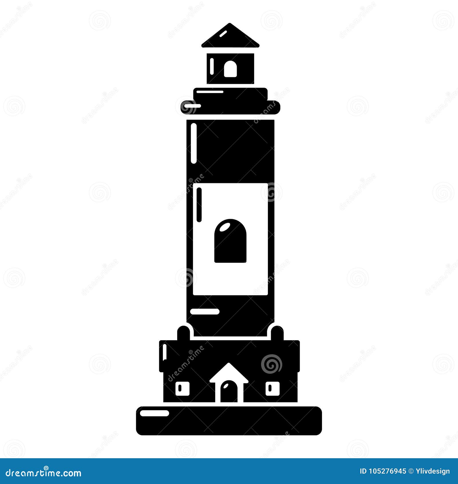 Beacon icon, simple style stock vector. Illustration of isolated ...