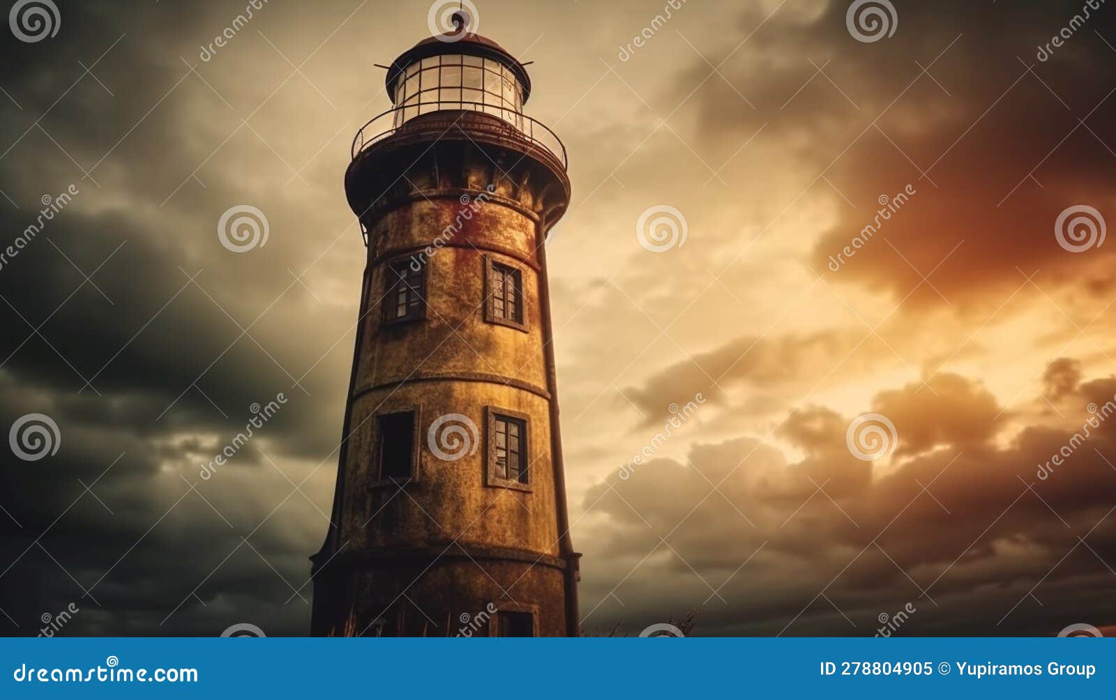 The Beacon Light Guides Nautical Vessels through Dangerous Waters at ...