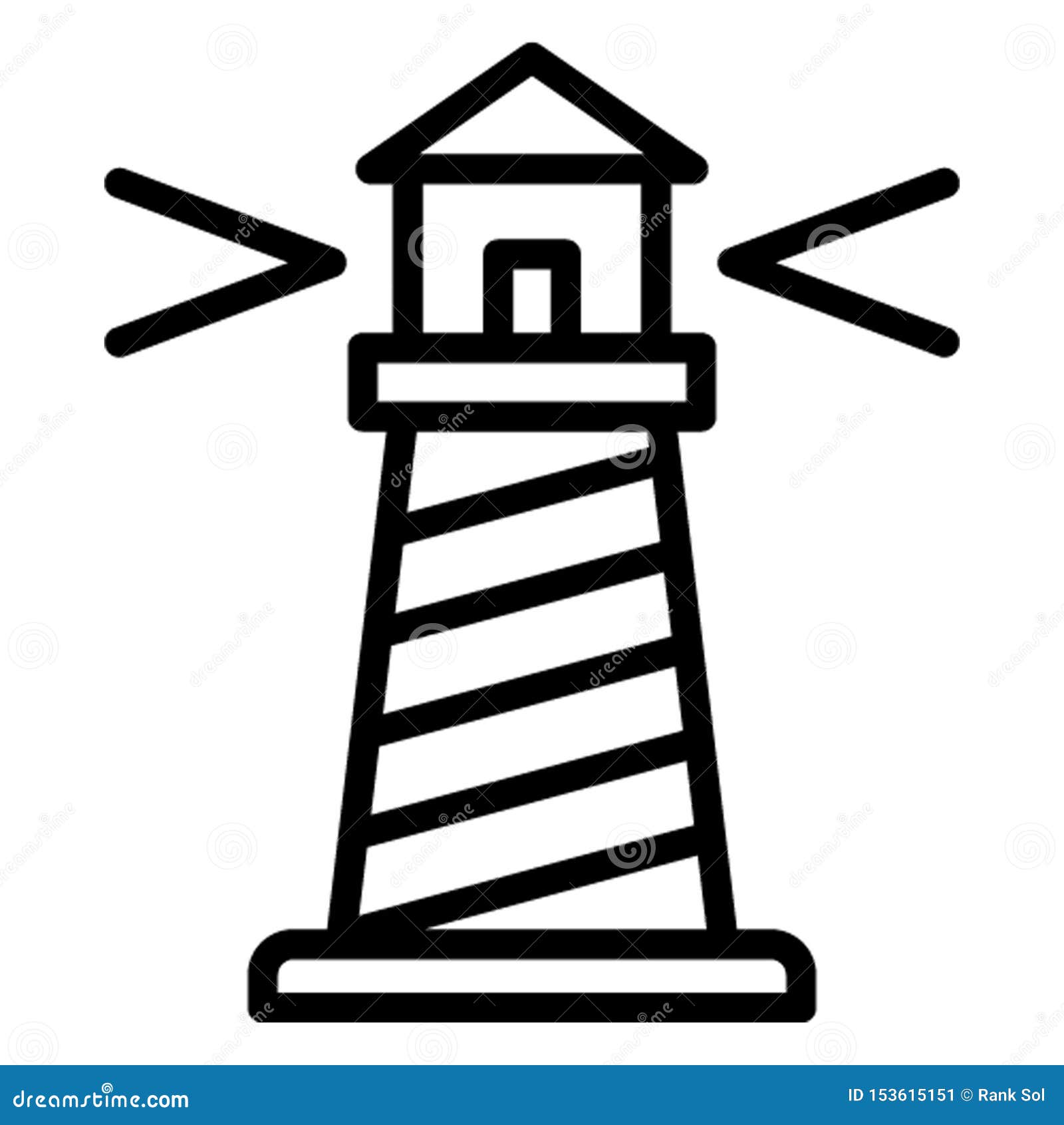 Beacon, Lighthouse Vector Icon Which Can Easily Edit Stock Vector ...