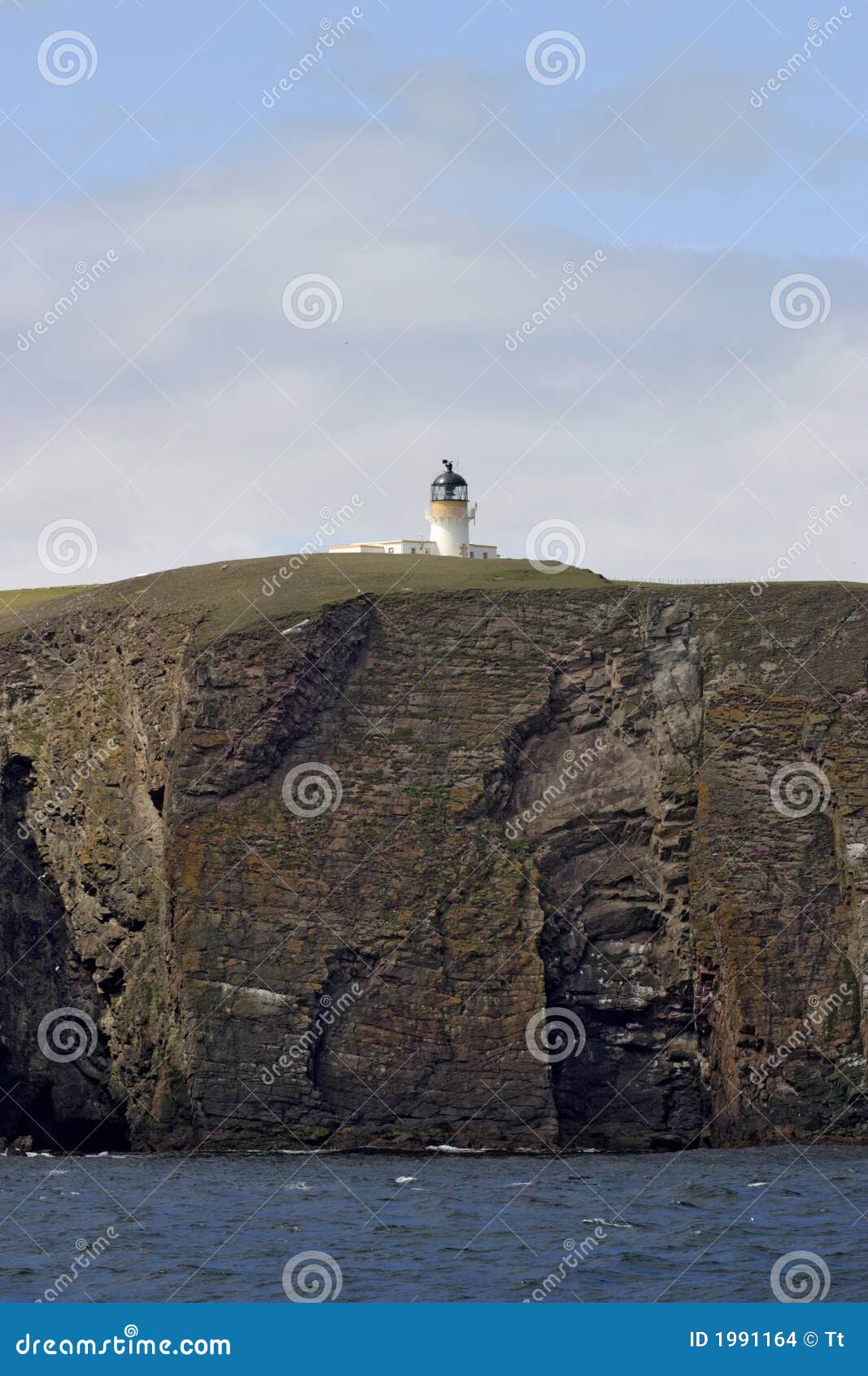 Beacon at the rock stock photo. Image of mountain, building - 1991164