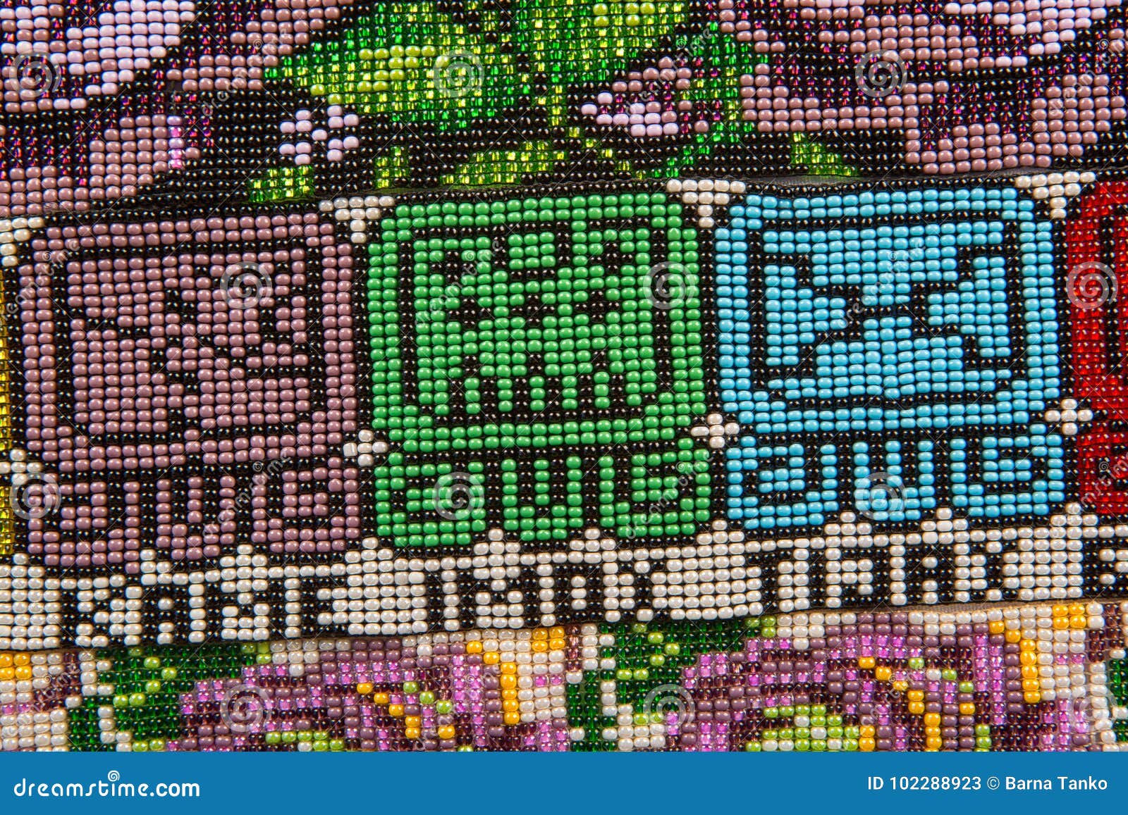 Bead based pattern editorial stock photo. Image of pedro - 102288923