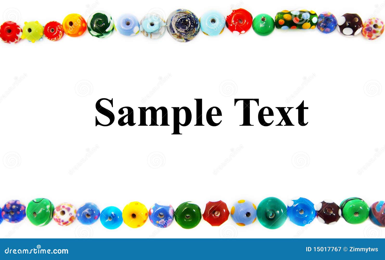 Bead Border Royalty-Free Stock Photo | CartoonDealer.com #22230207