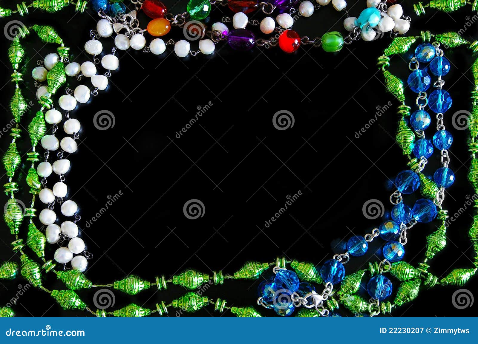 Bead Border Royalty-Free Stock Photo | CartoonDealer.com #22230207