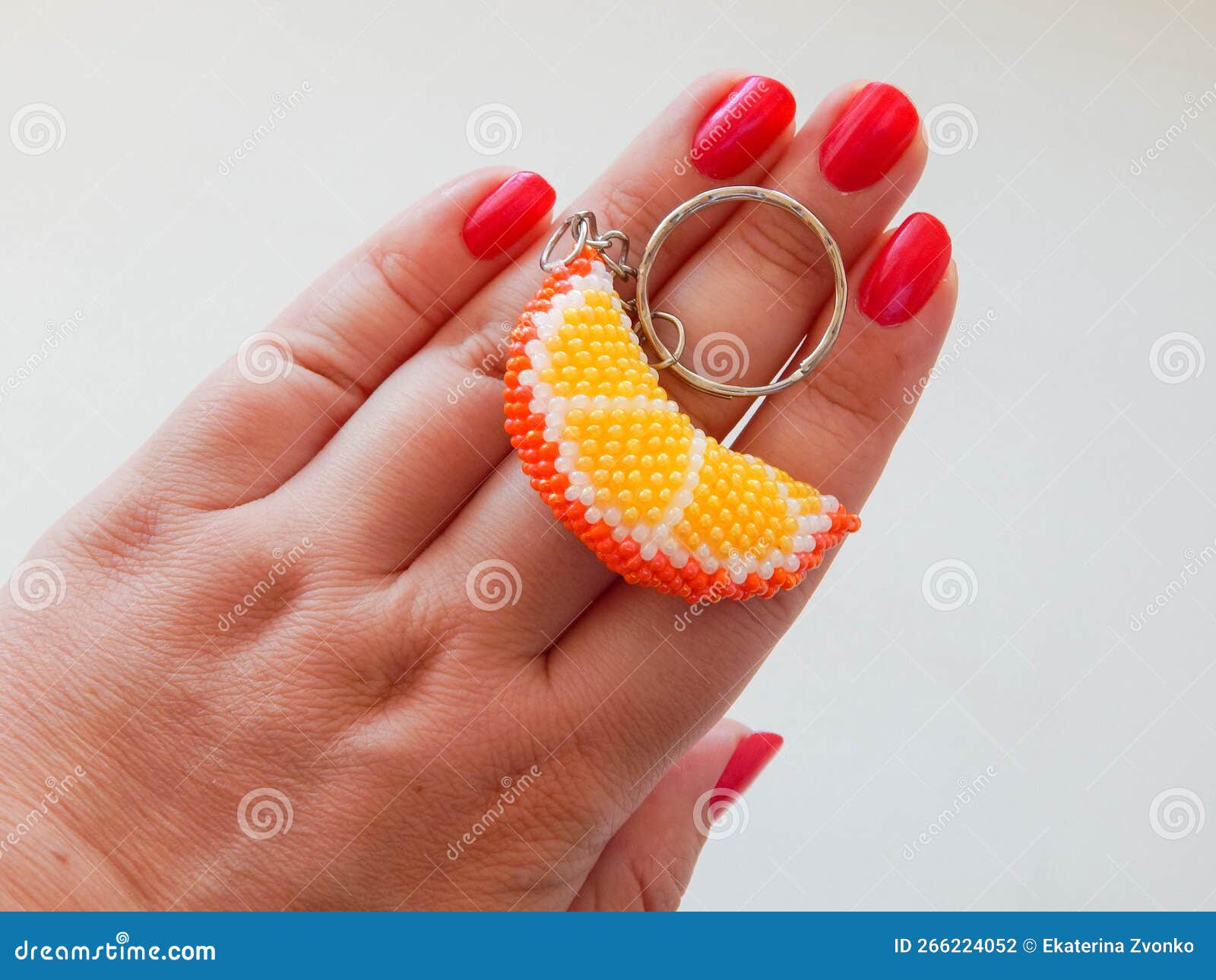 Bead Colorful Key Chain in Hand Stock Photo - Image of chain, colorful ...
