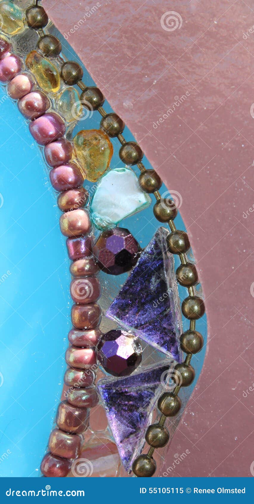 Bead and Glass Inlay stock image. Image of bead, glass - 55105115