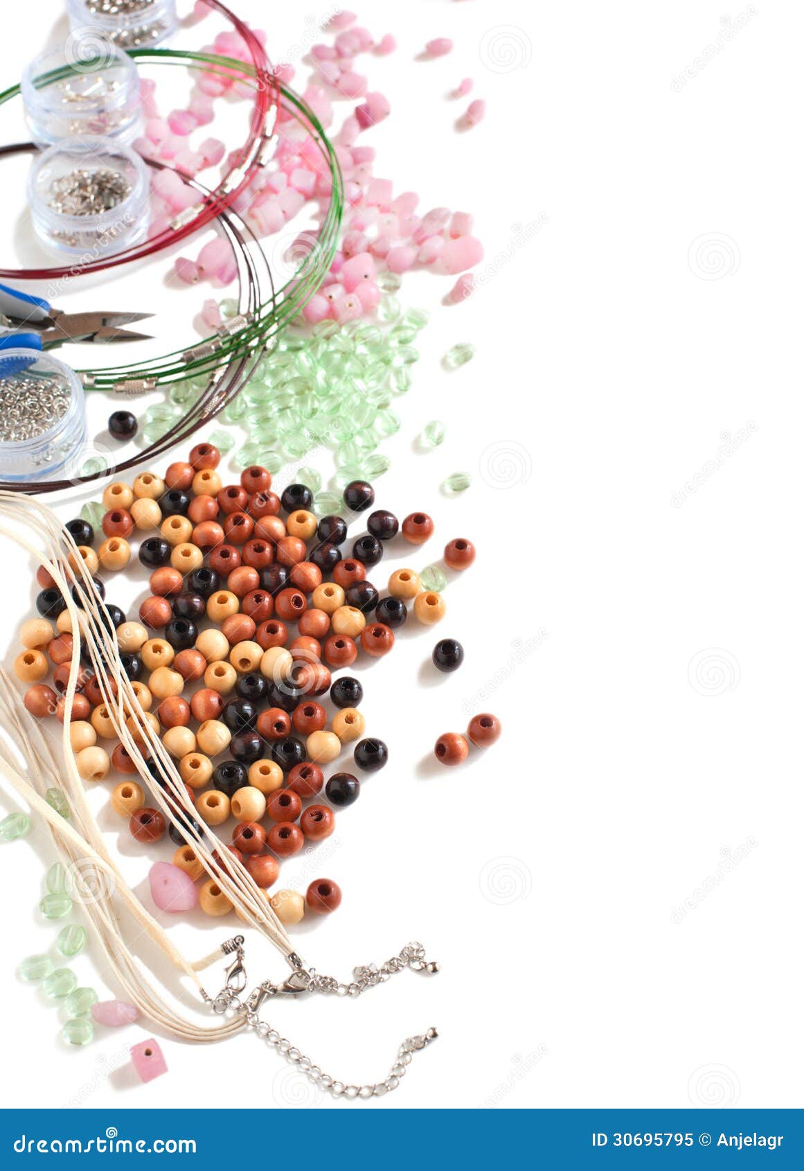 Bead making accessories stock image. Image of isolated - 30695795