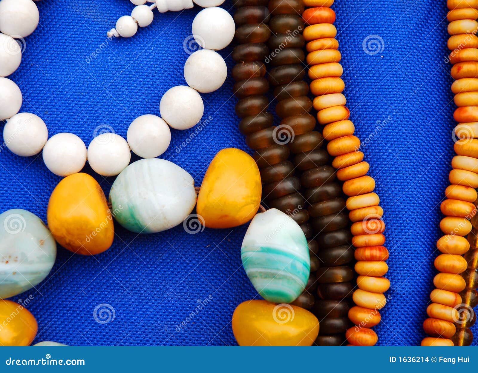 Bead necklace stock photo. Image of stone, blurred, bead - 1636214