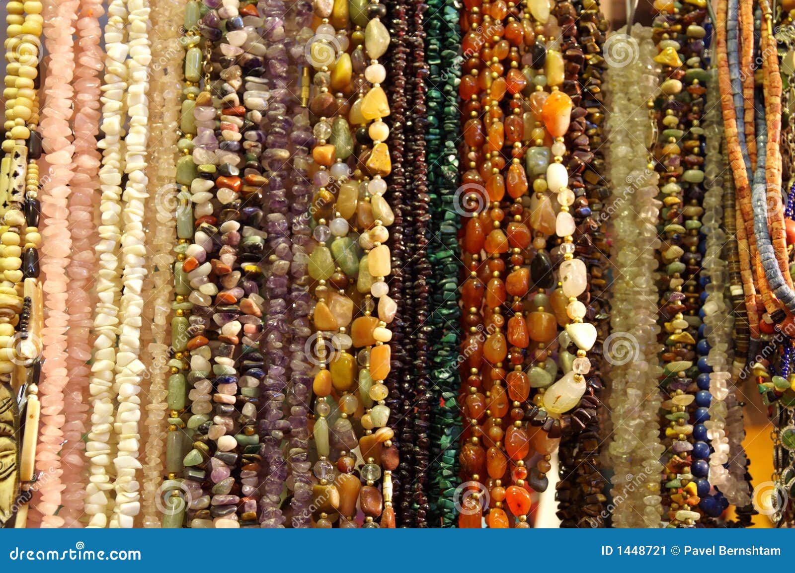 Bead with stones and amber stock image. Image of stone - 1448721