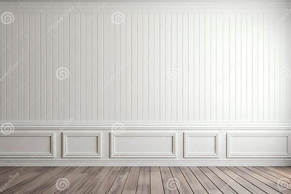 Beadboard Panels Wall Texture Stock Illustration - Illustration of ...