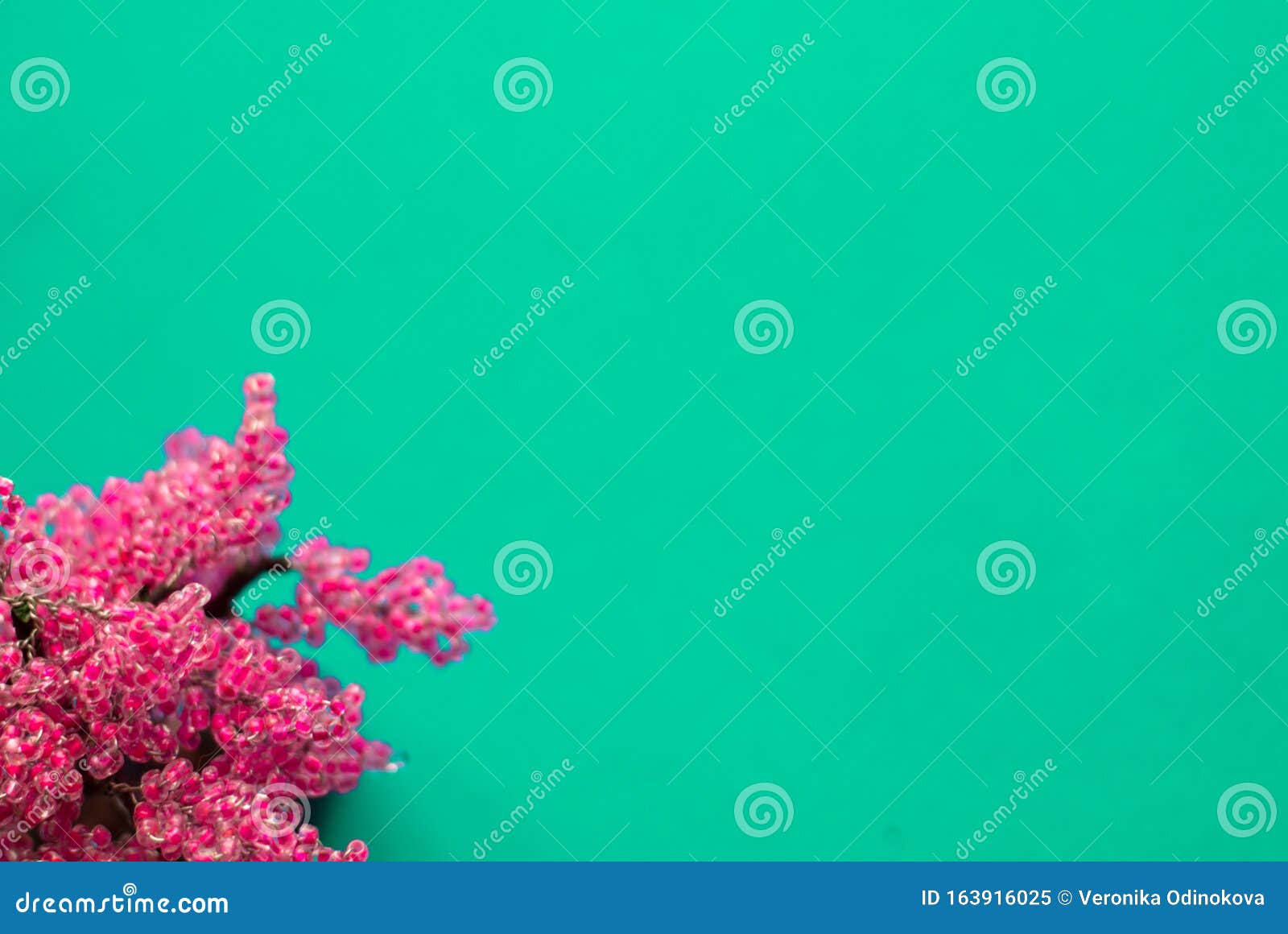 Beaded pink tree stock image. Image of brown, foreshortening - 163916025