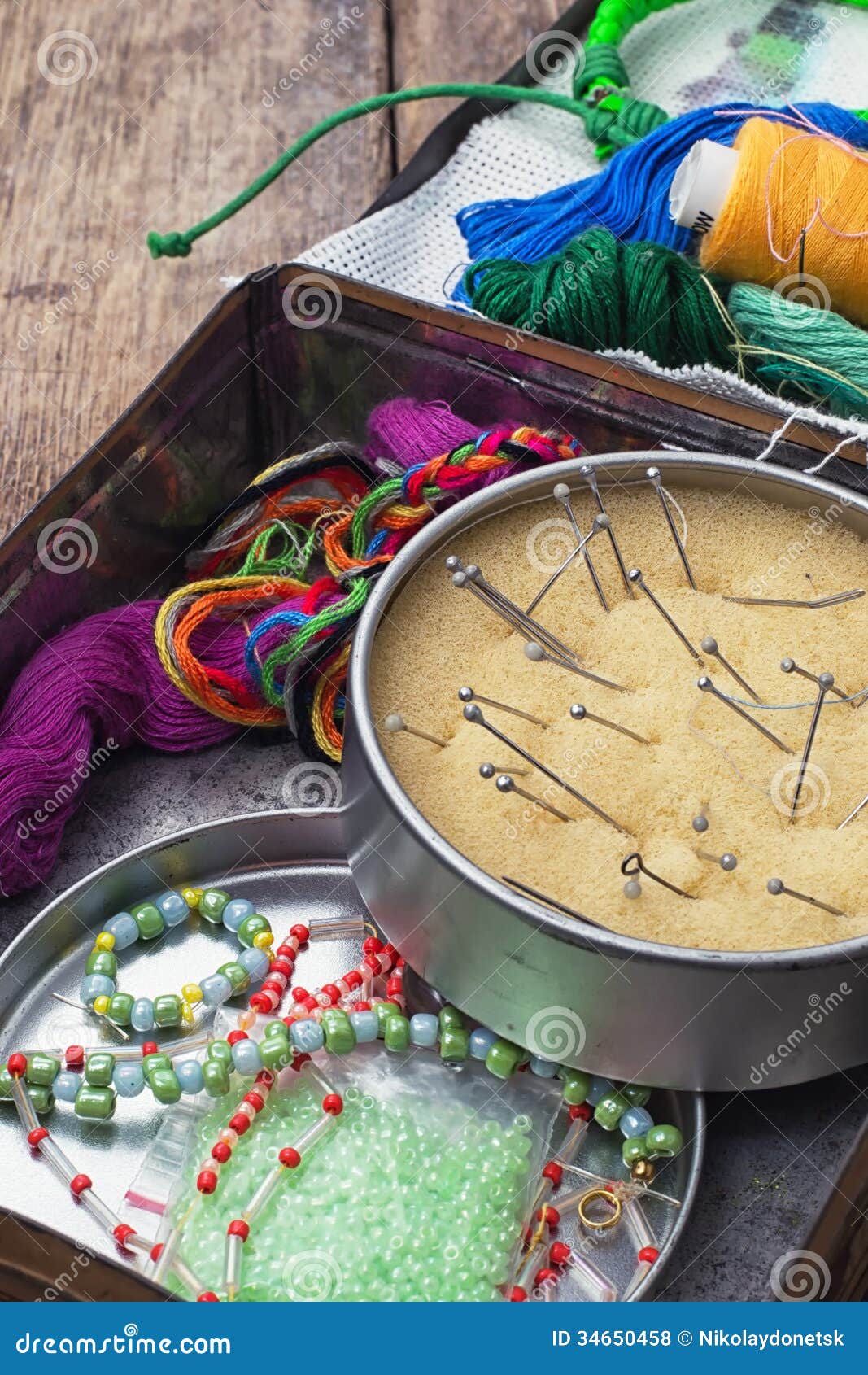 Beading stock photo. Image of craft, beading, work, manual - 34650458