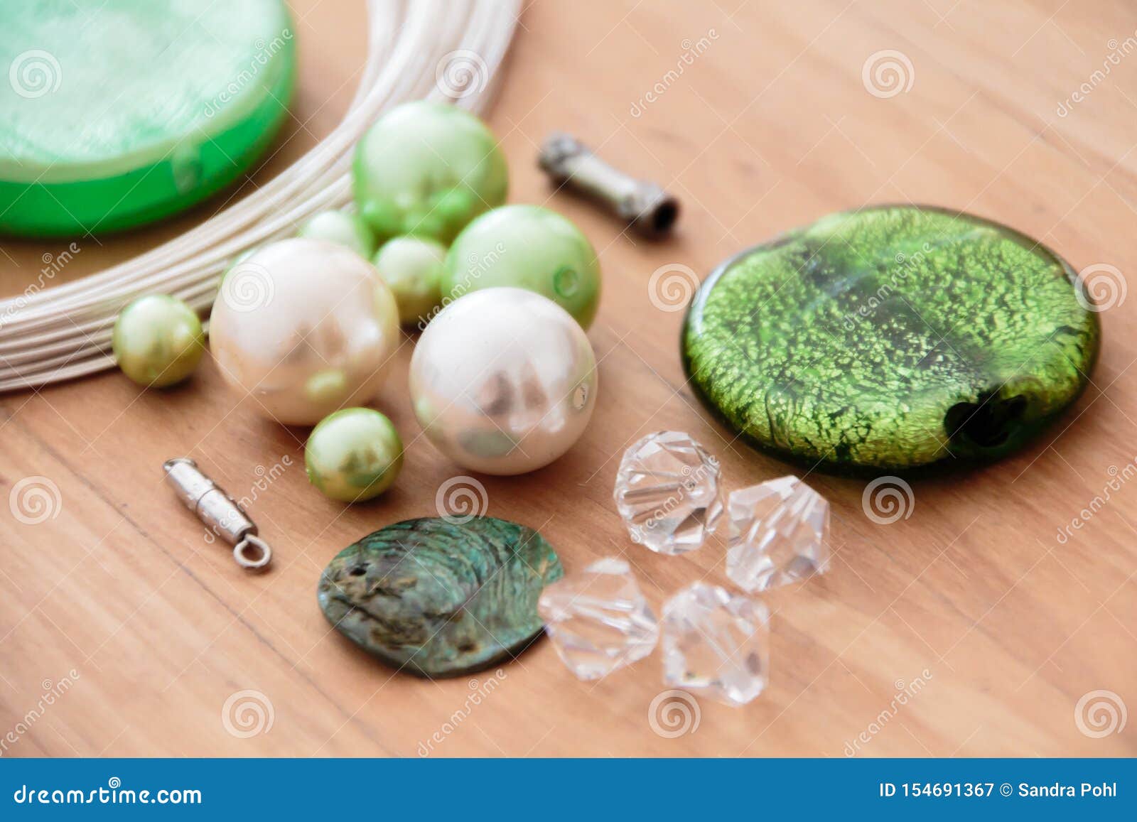 Beading Set To Make Yourself Stock Image - Image of circle, elegance ...