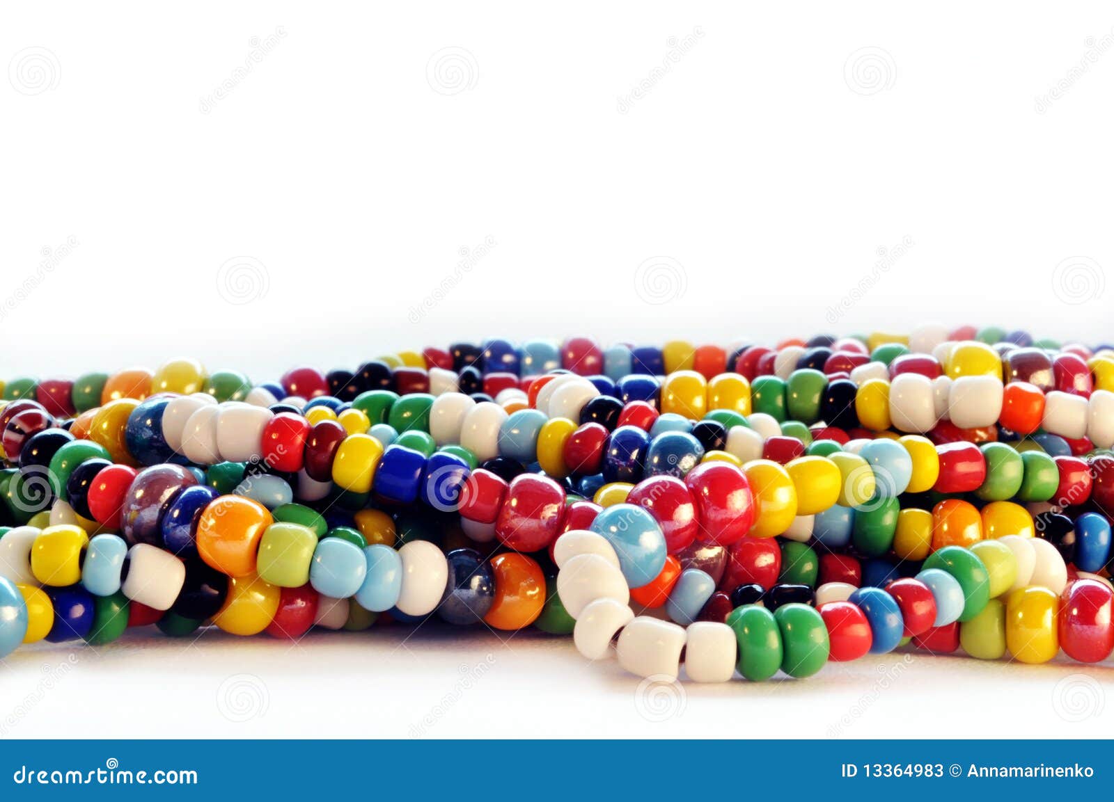 Beads stock image. Image of bracelet, bright, colored - 13364983