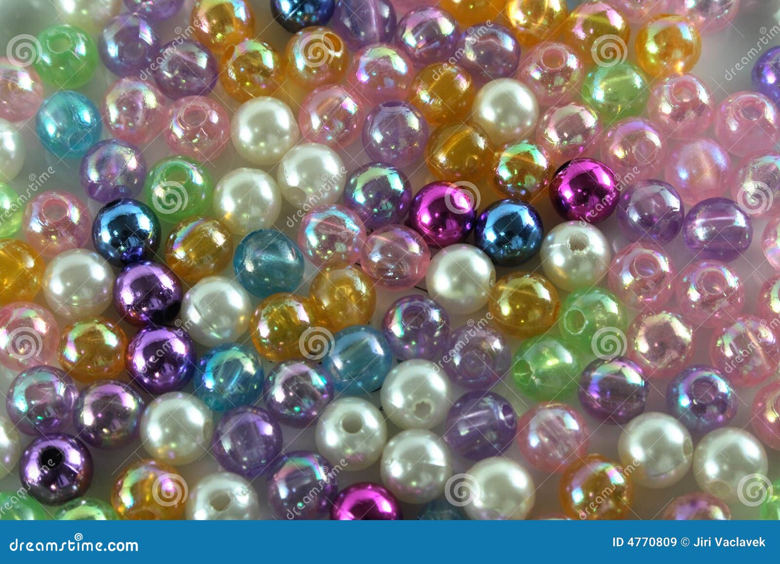 Beads stock image. Image of reflections, plastic, girl - 4770809