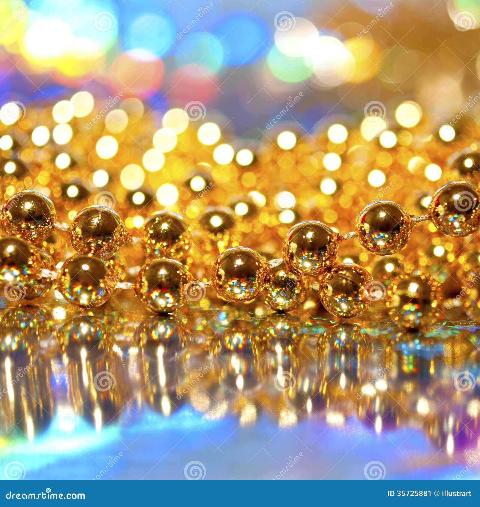 Beads on Abstract Background Stock Image - Image of rainbow, colors ...
