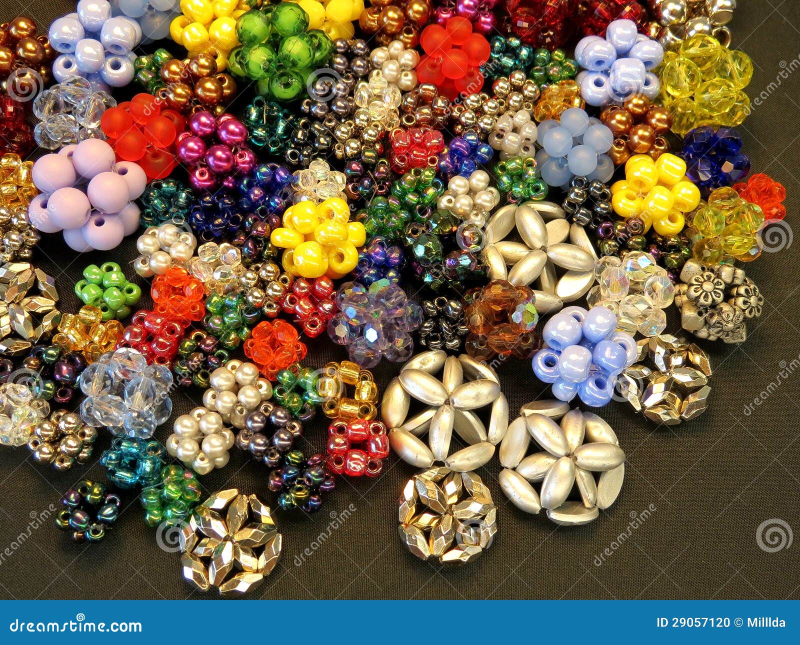 Beads background stock photo. Image of macro, beautiful - 29057120