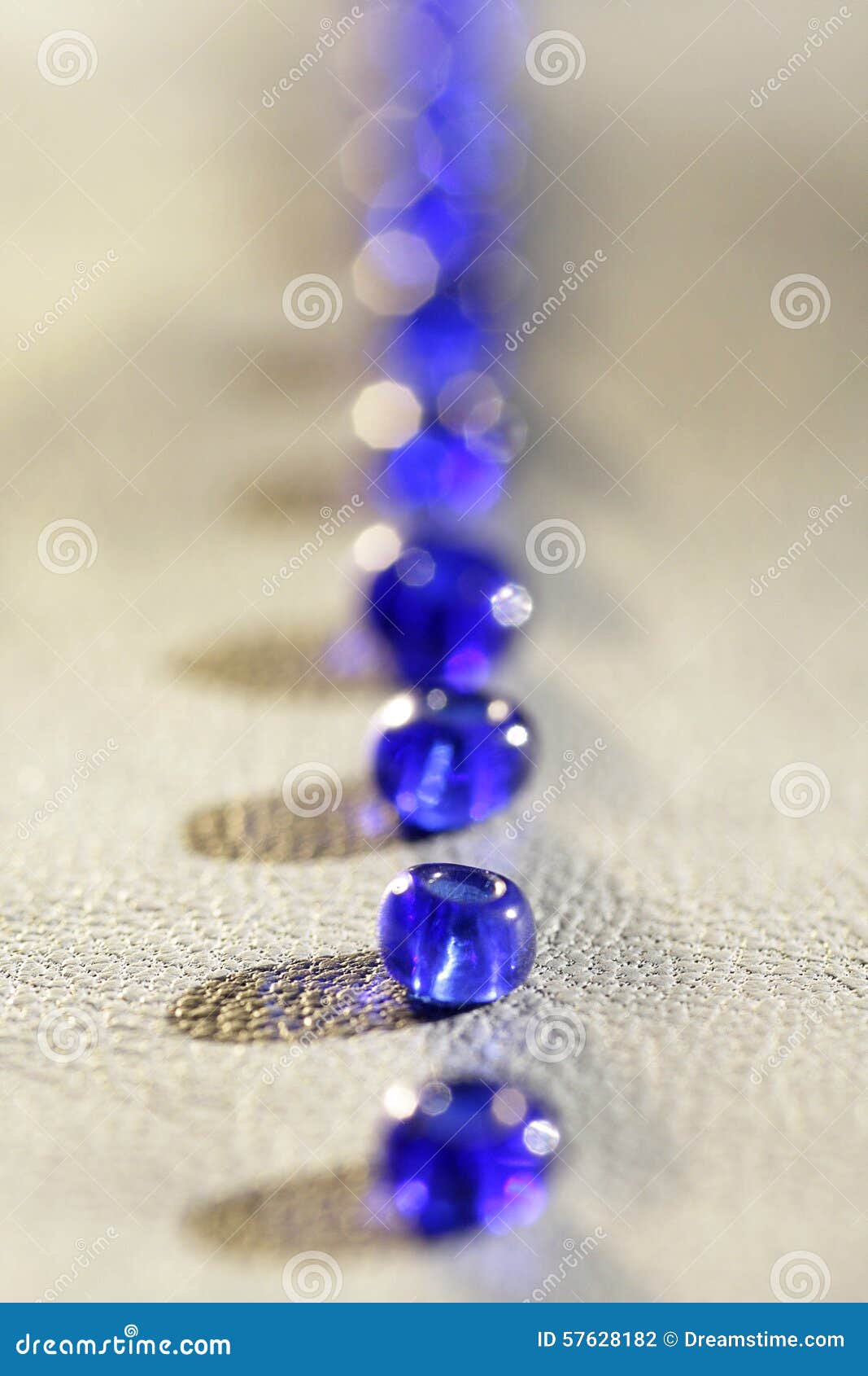 Beads blue stock photo. Image of highlights, colored - 57628182