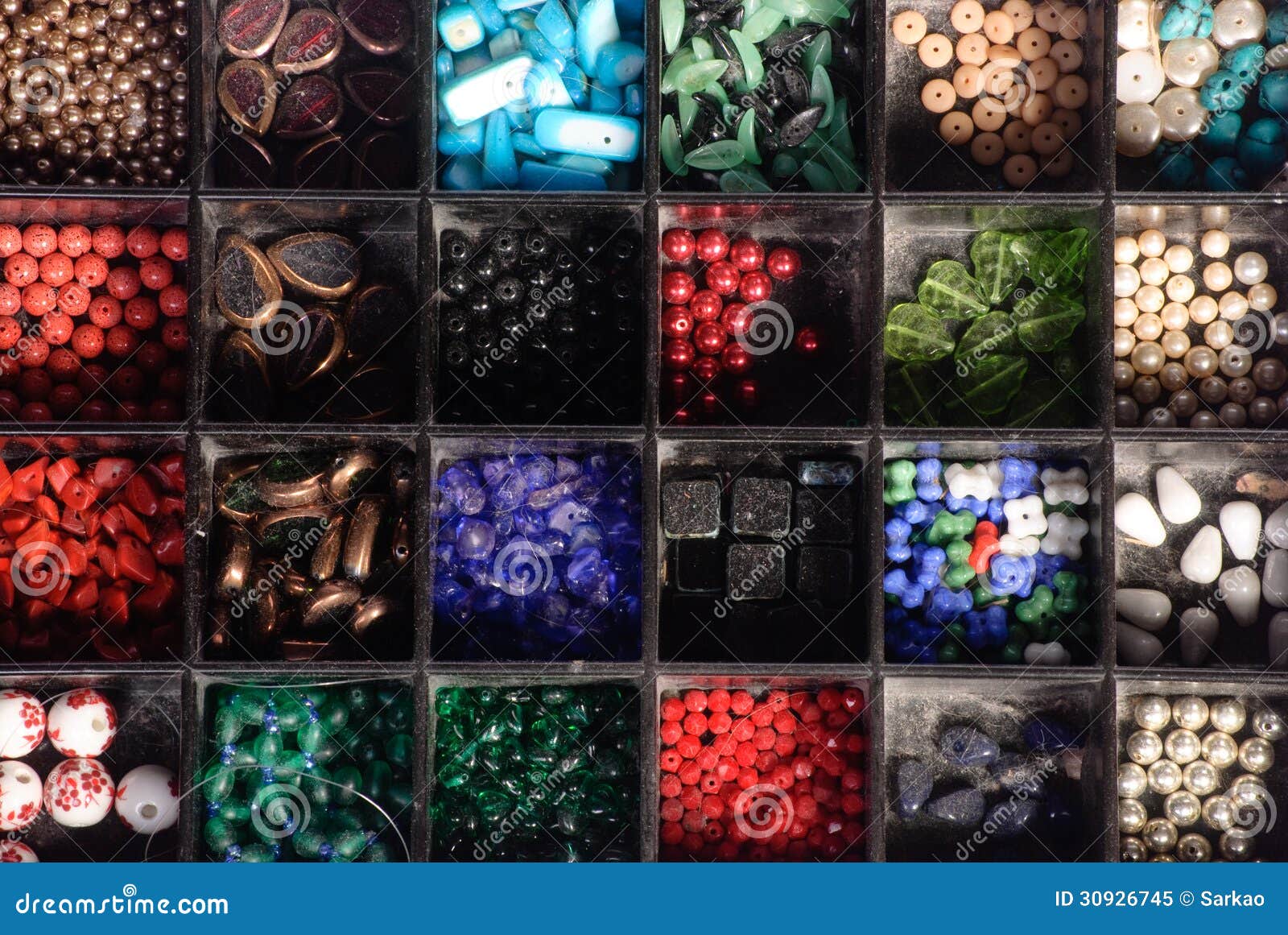 Beads stock image. Image of glass, beads, accessories - 30926745
