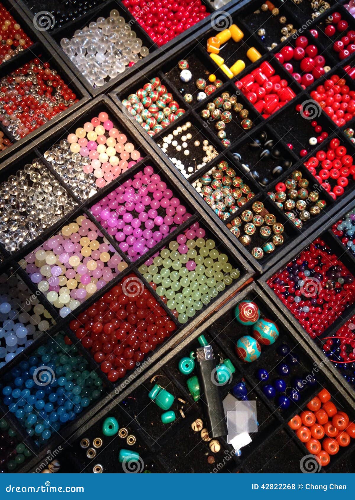 Beads for handicraft stock photo. Image of tibetan, bead - 42822268