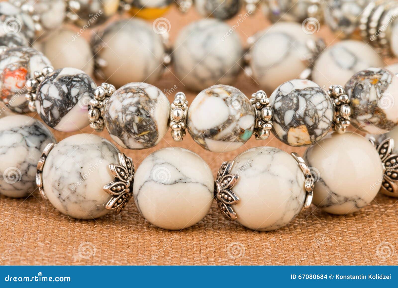 Beads jewelry. stock photo. Image of beautiful, homemade - 67080684