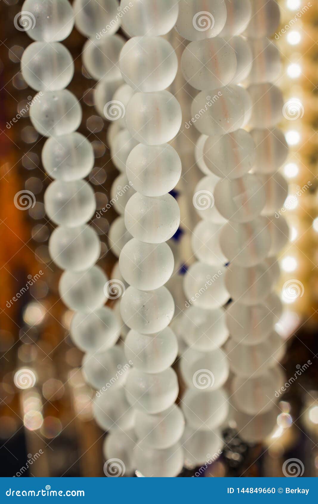 Beads of the Same Type and Color Stock Photo - Image of beautiful ...