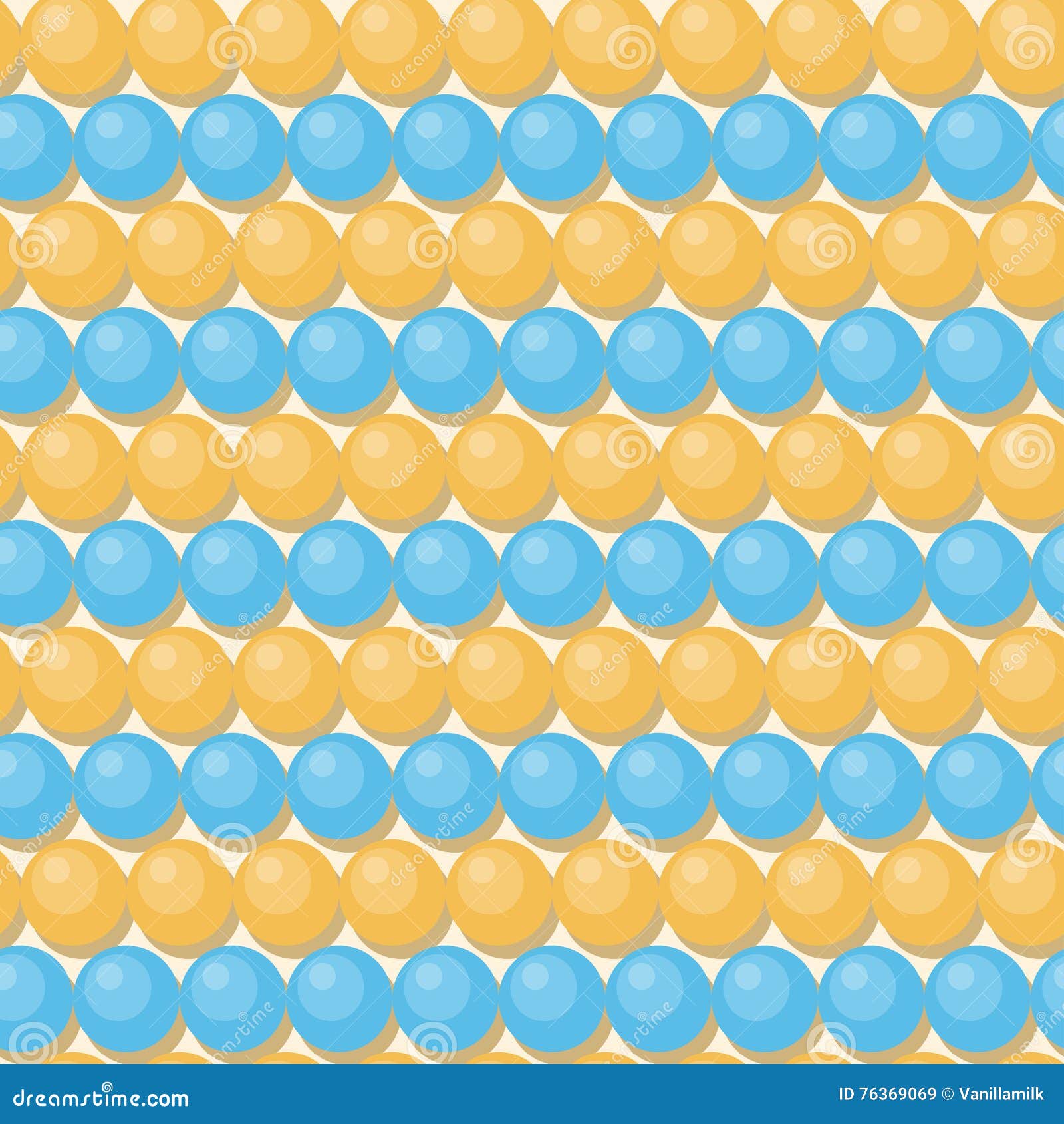 Beads Seamless Pattern Background. Flat Style Stock Vector ...