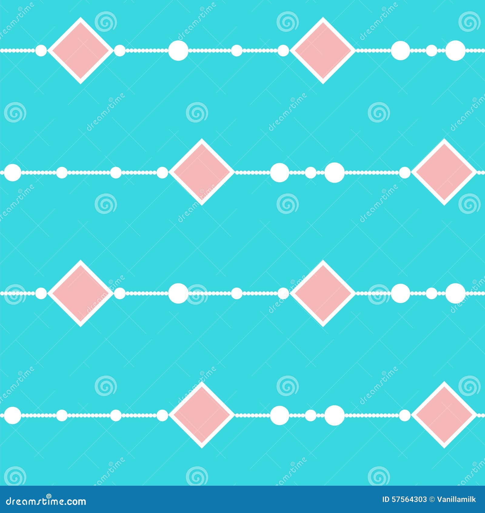 Beads Seamless Pattern Background. Simple Abstract Graphic Bright ...