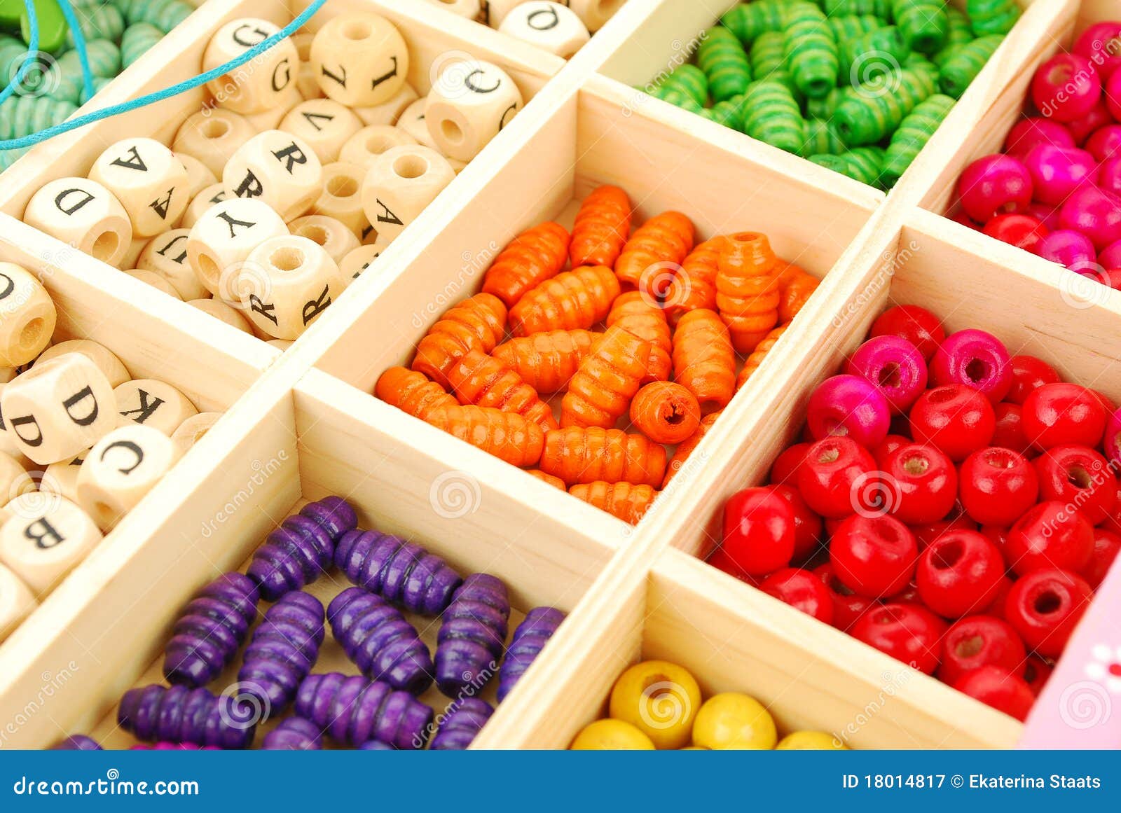 Beads set. stock image. Image of colored, crop, crafts - 18014817