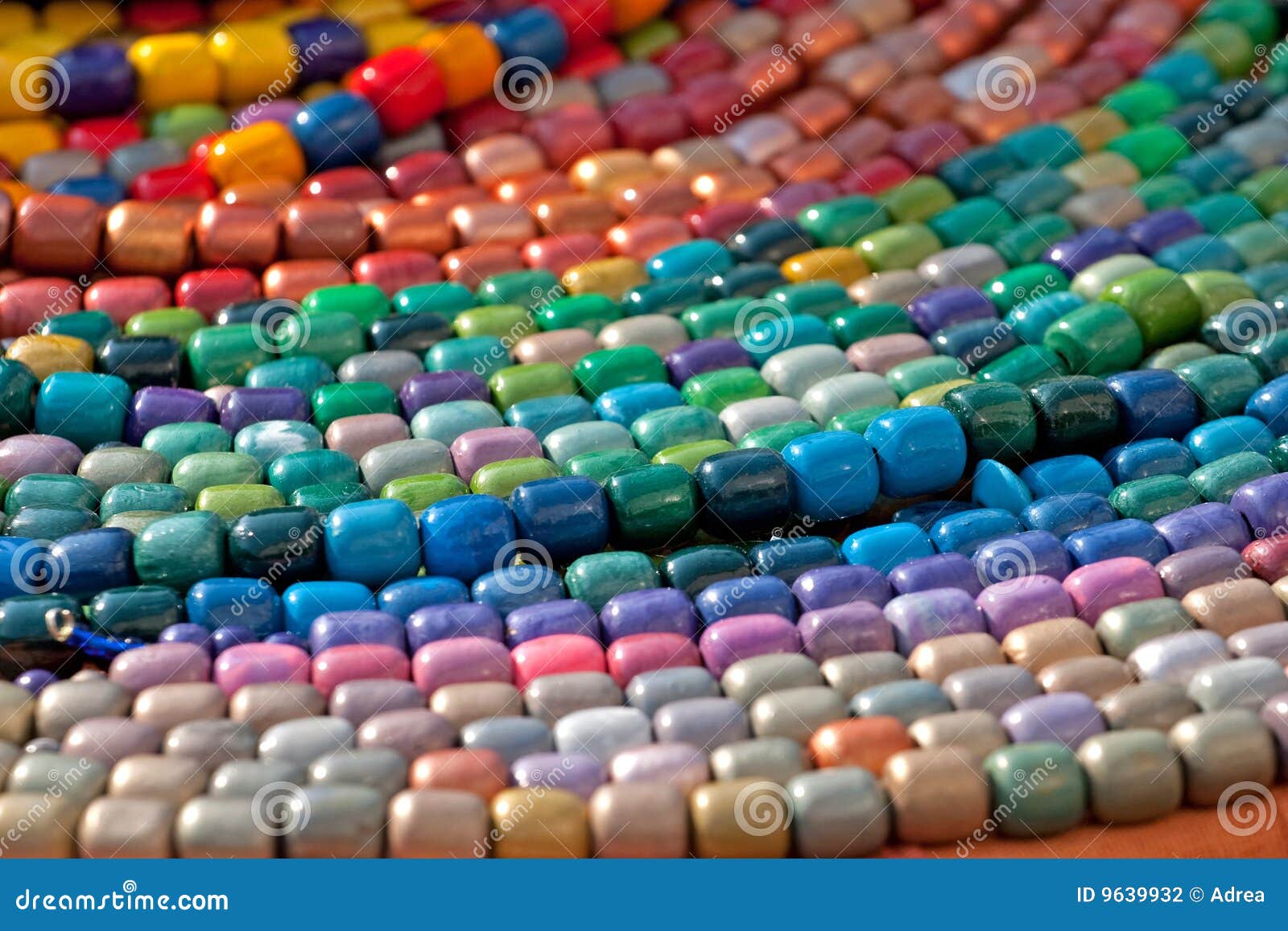 Different Color Beads on a Woman Shop Stock Photo - Image of beadwork ...