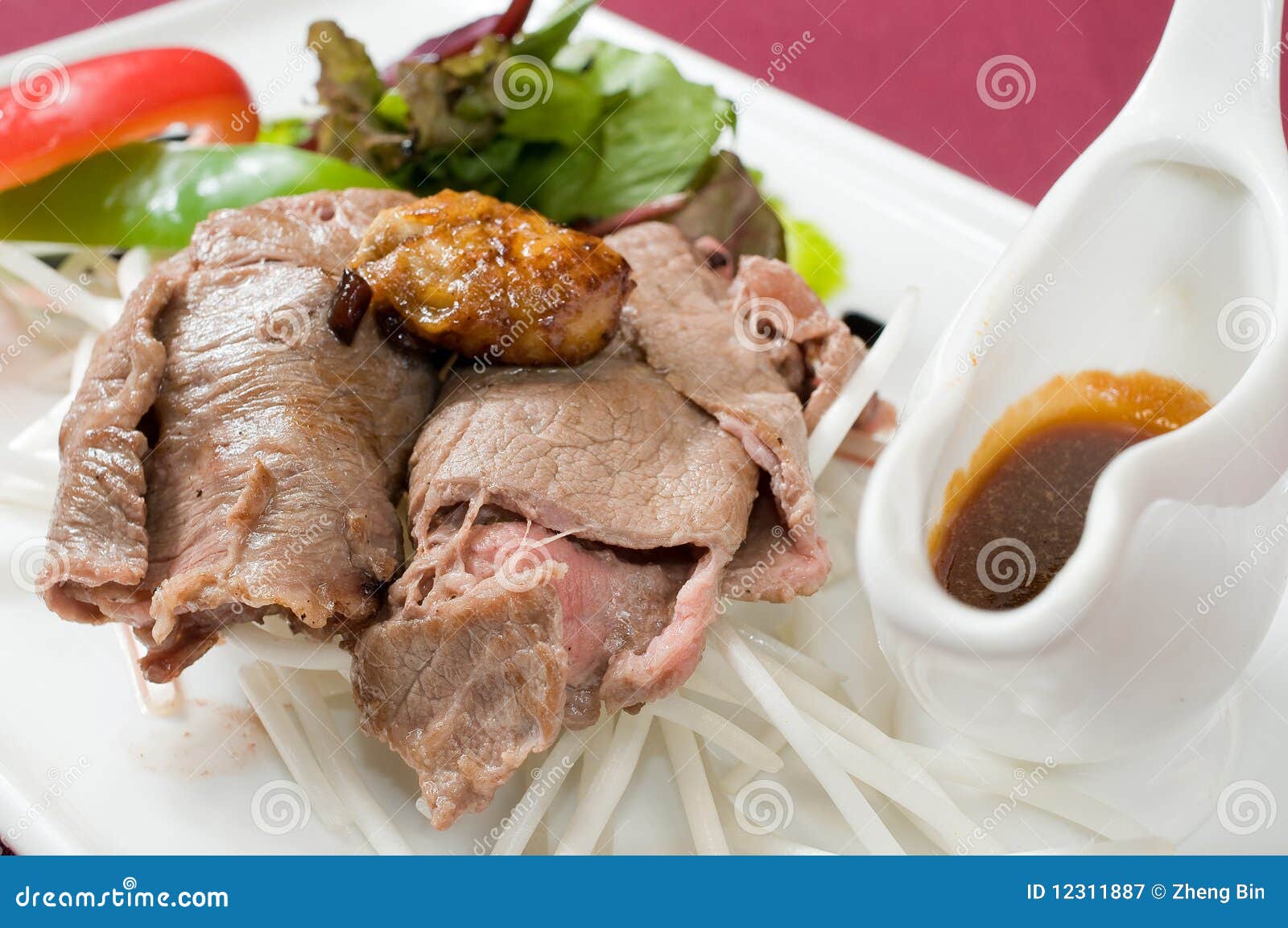 Beaf imagem de stock. Imagem de gourmet, carne, vegetariano - 12311887