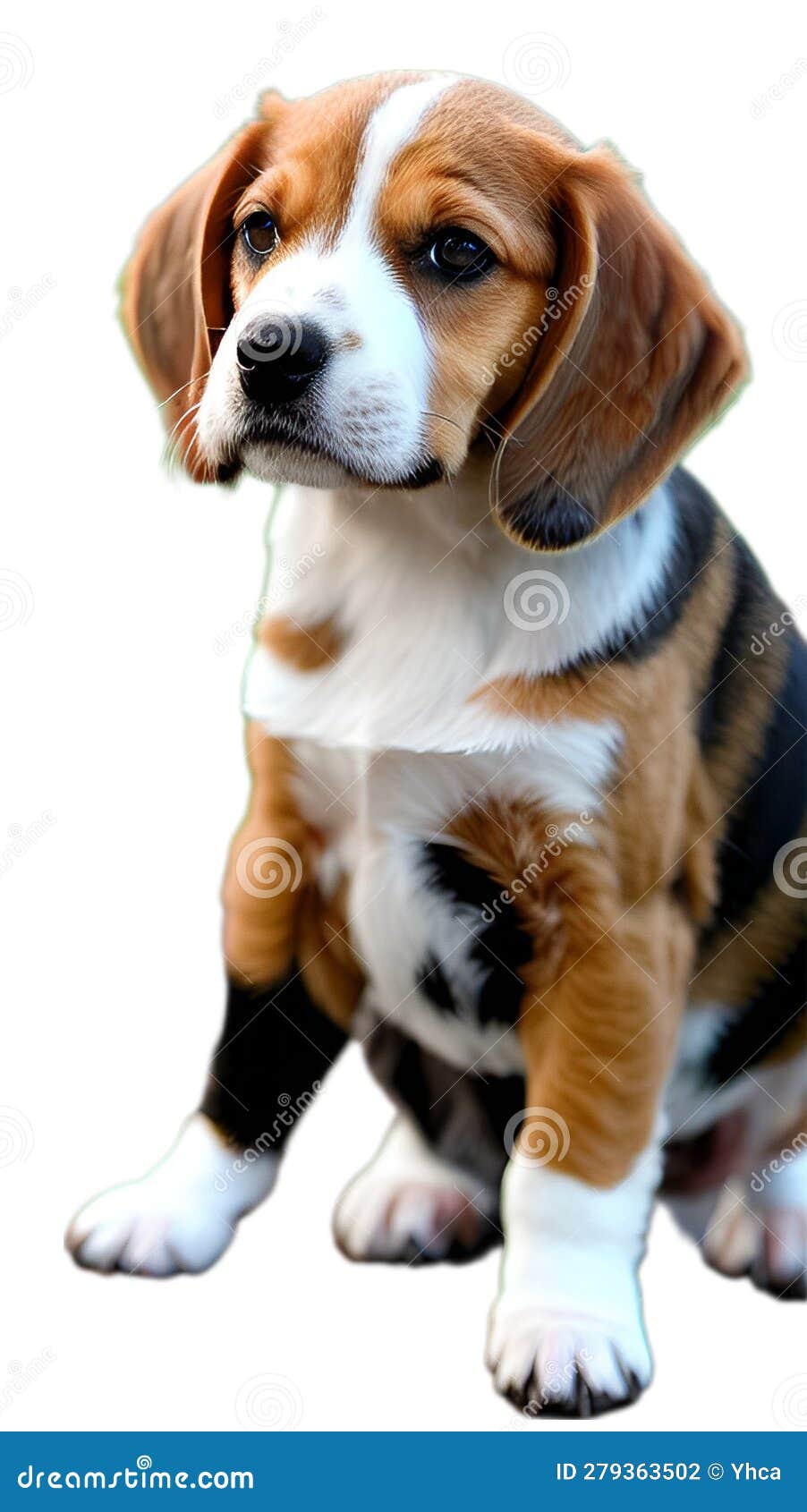 Beagle Dog Illustration Artificial Intelligence Artwork Generated Stock ...