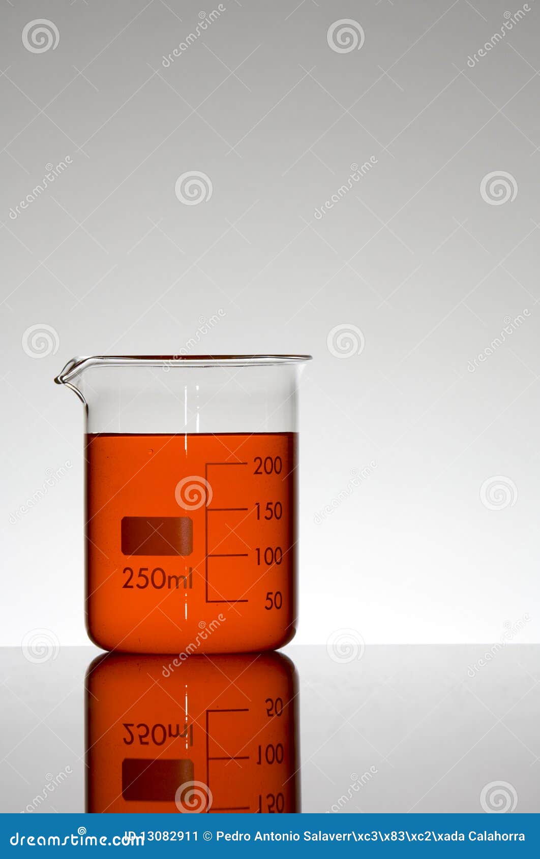 Beaker stock image. Image of glassware, equipment, reflection - 13082911