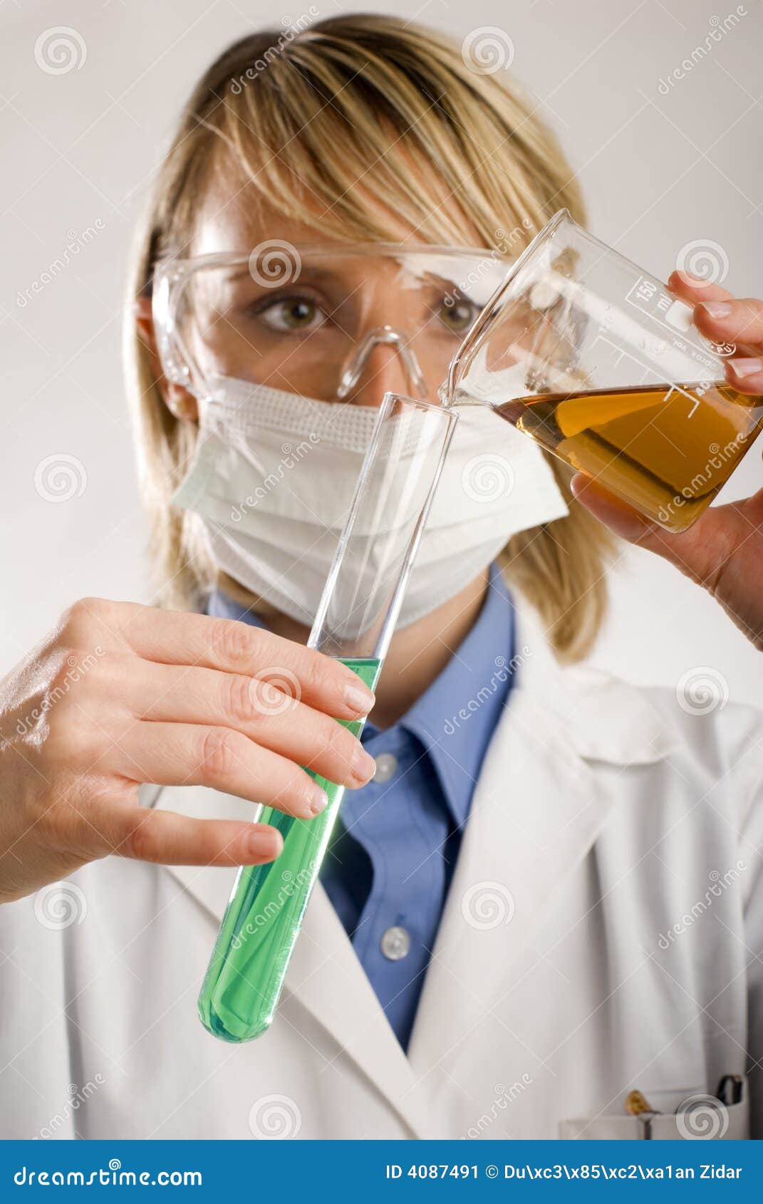 Beaker stock image. Image of laboratory, physician, hospital - 4087491