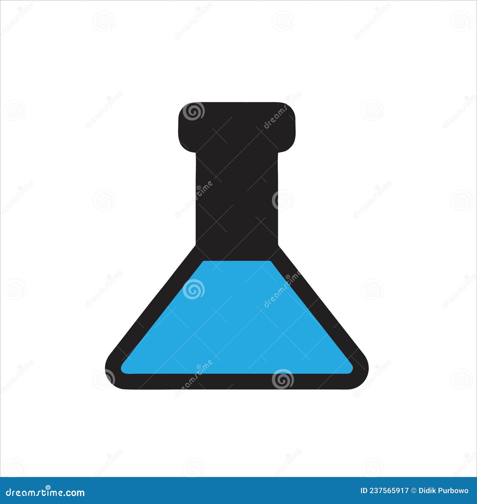 Beaker Icon Isolated on White Background from Science Collection. Stock ...