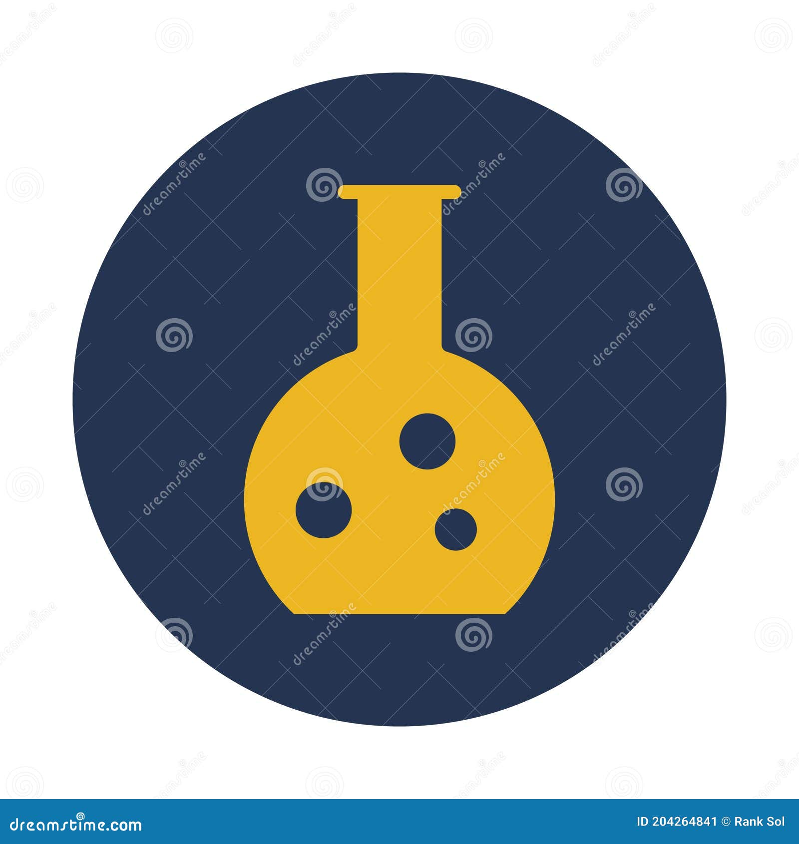 Beaker Isolated Vector Icon That Can Easily Modify Or Edit Beaker ...